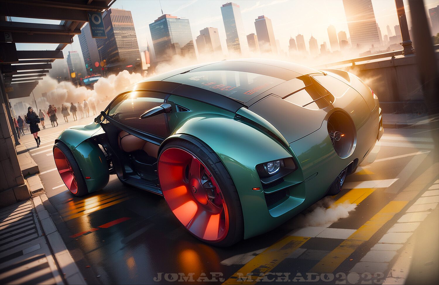 ArtStation - Lexus, Green and Red...