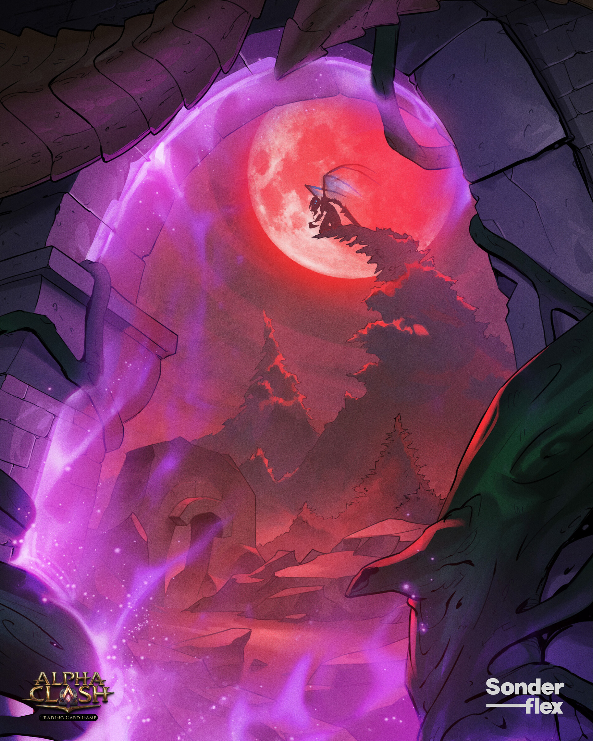 Sonderflex - Death Door [Alpha Clash TCG]