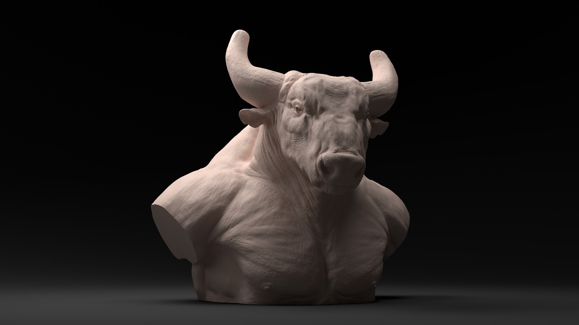 ArtStation - Minotaur Bust