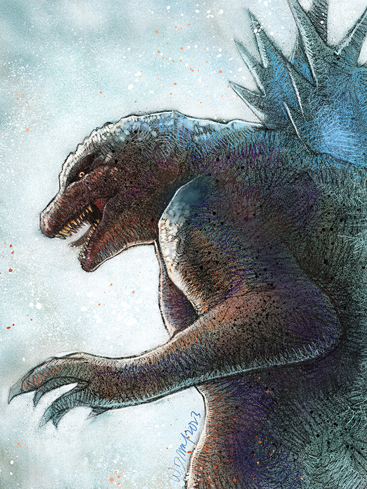 ArtStation - Godzilla Mix media
