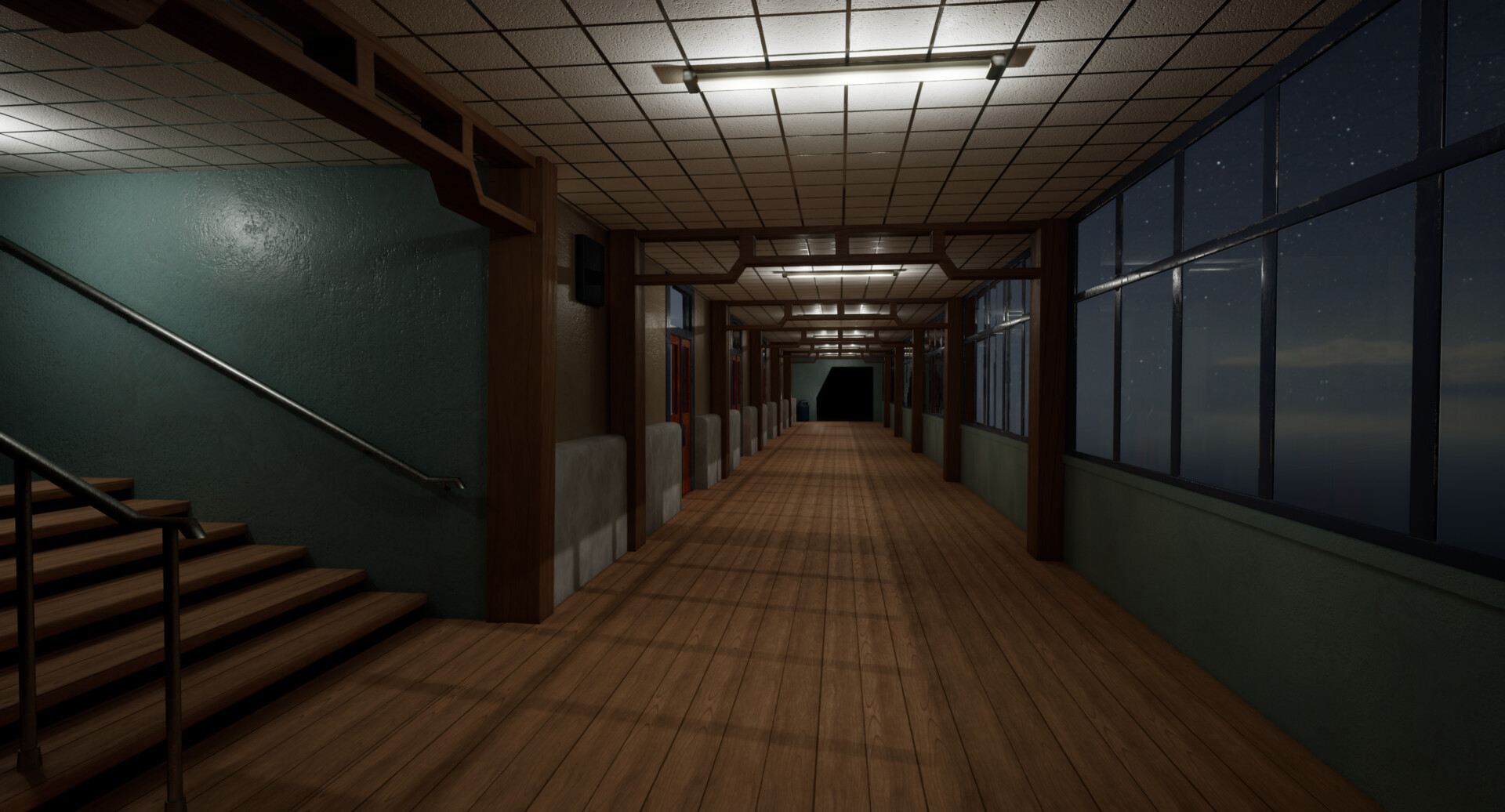 ArtStation - Hallway Environment