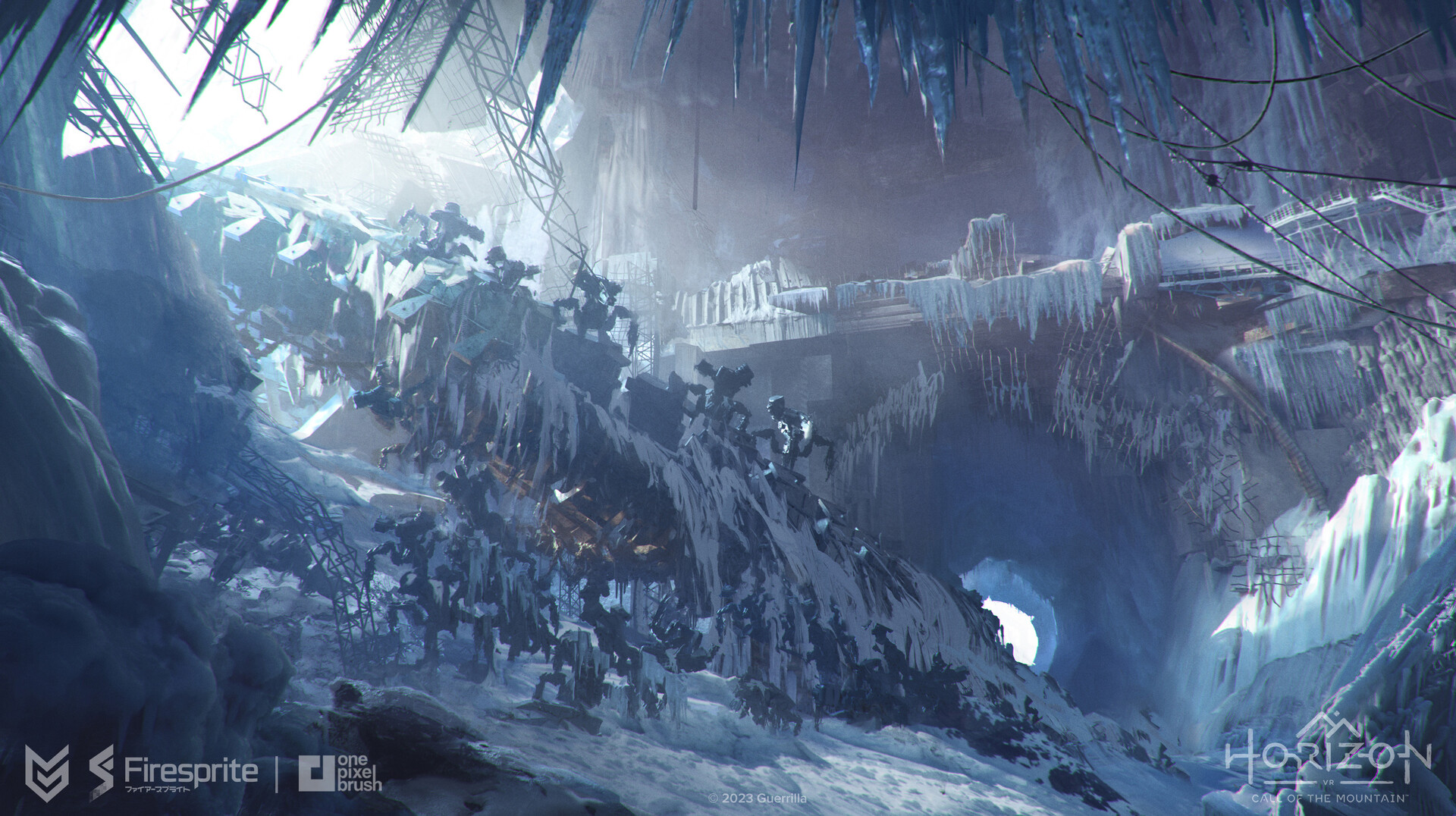 ArtStation - Snowcovered frozen tentacles - Horizon VR
