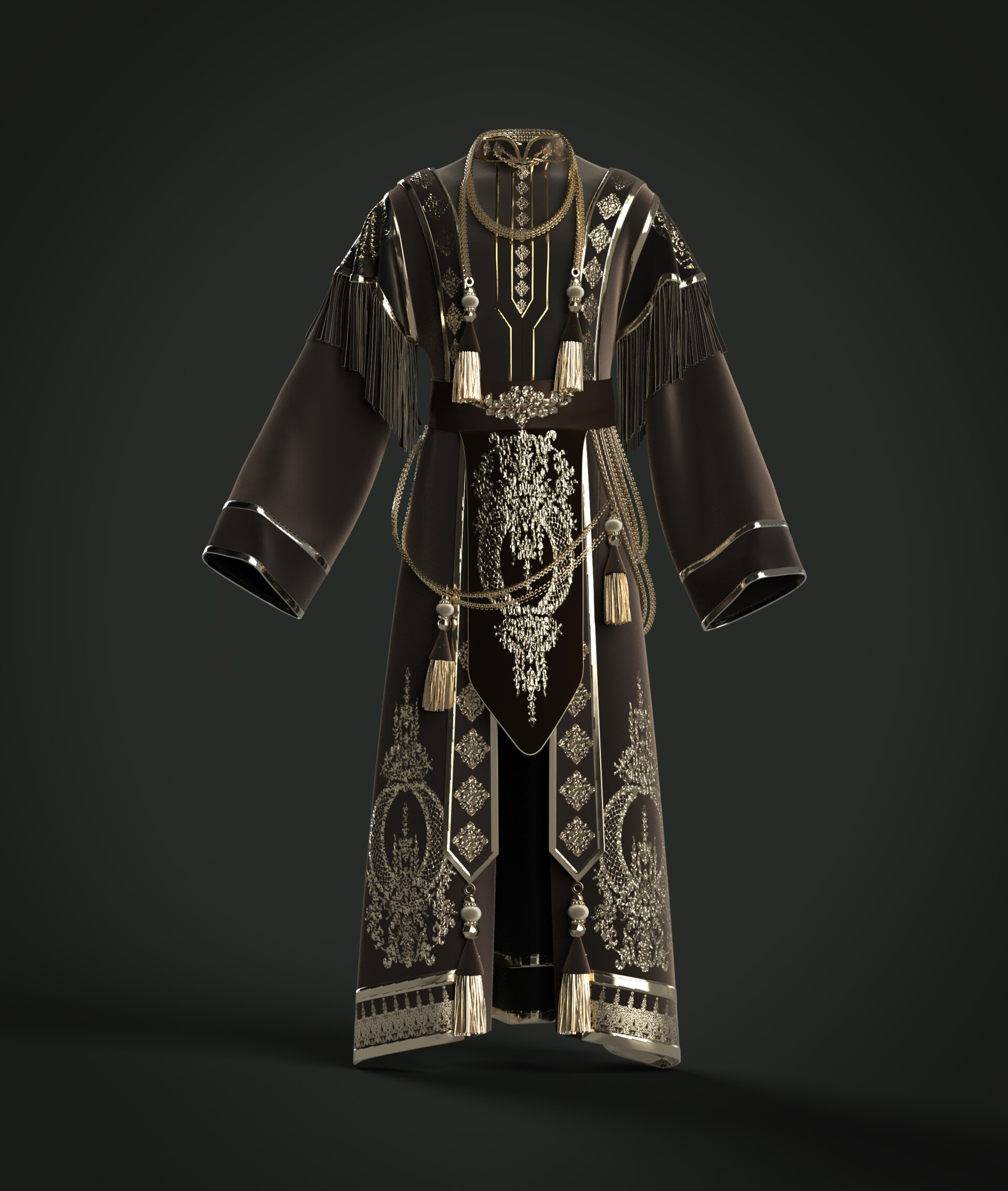 ArtStation - emperor costume