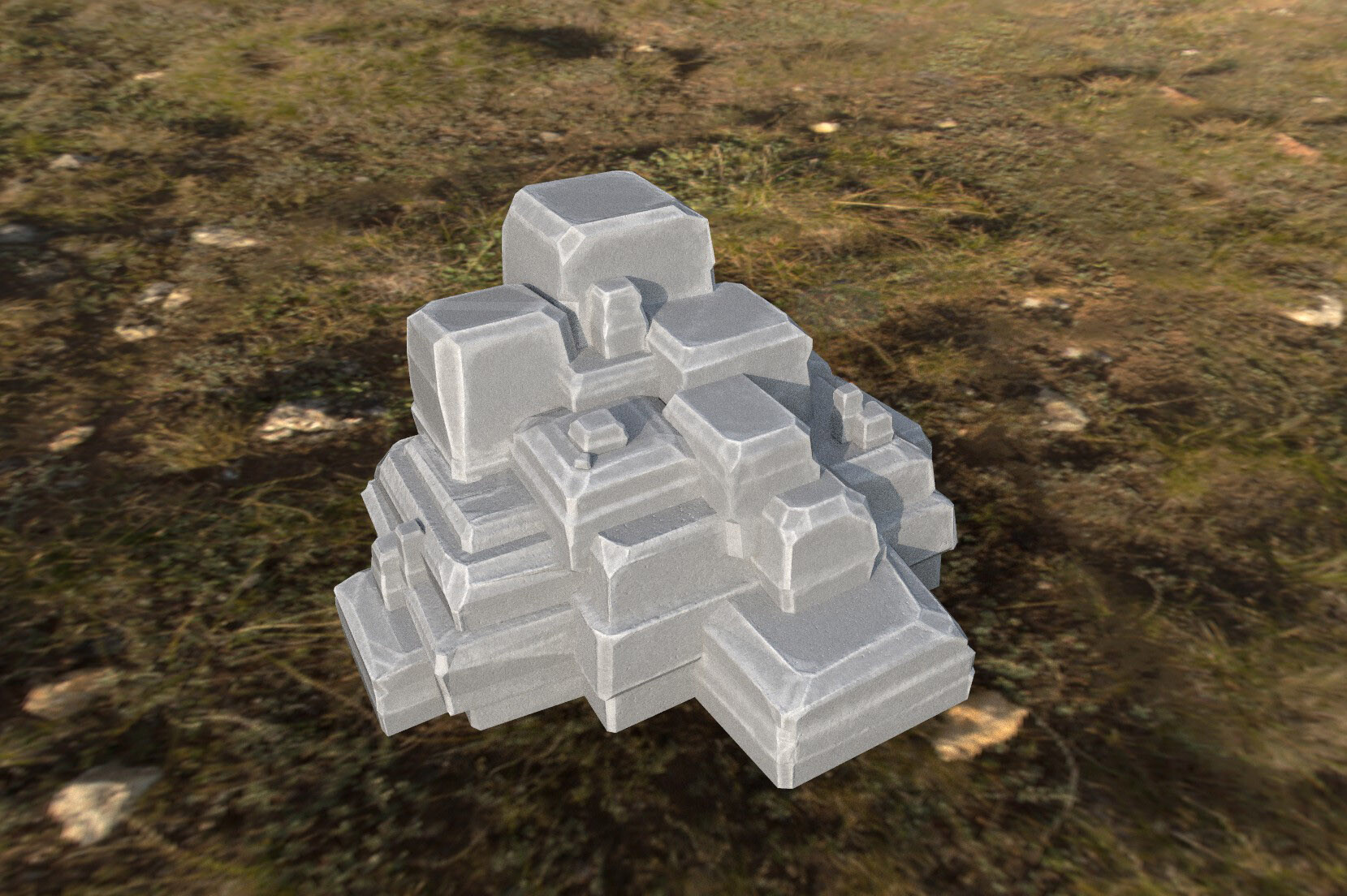 Heinz Laban - 3D design practice: Stylized Stone