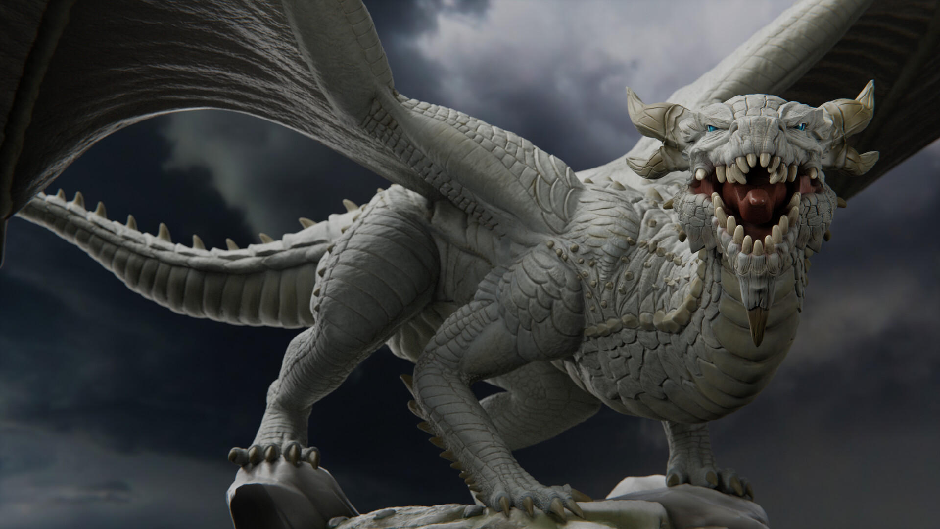 ArtStation - White Dragon