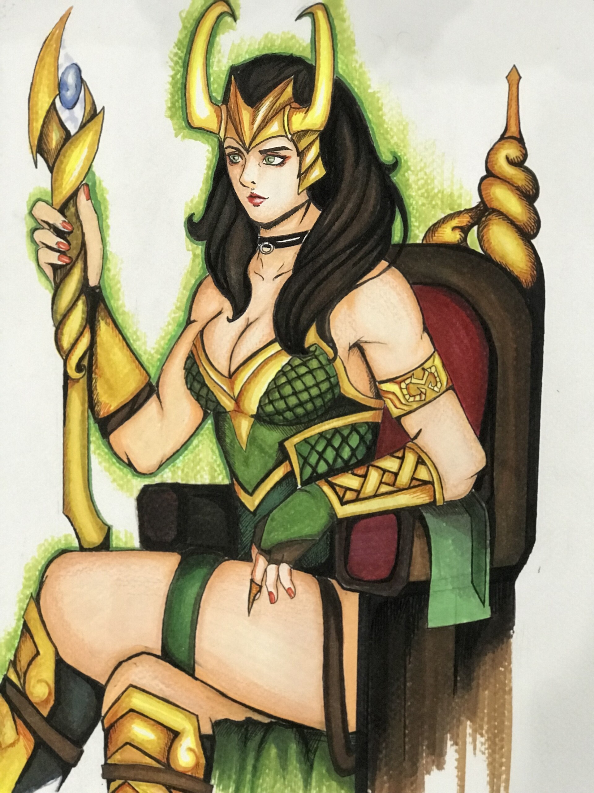 deviant art loki