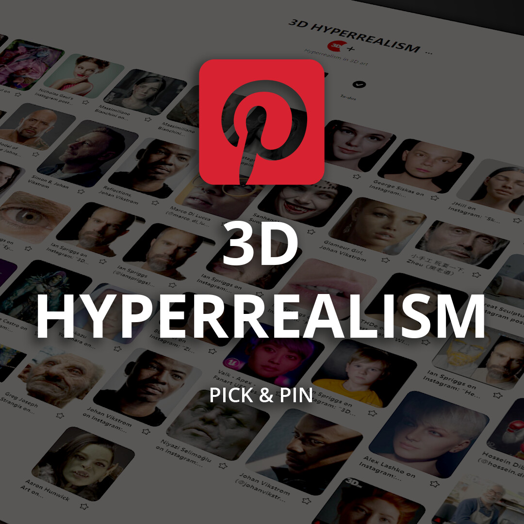 ArtStation - Pick & Pin from 3D HYPERREALISM!
