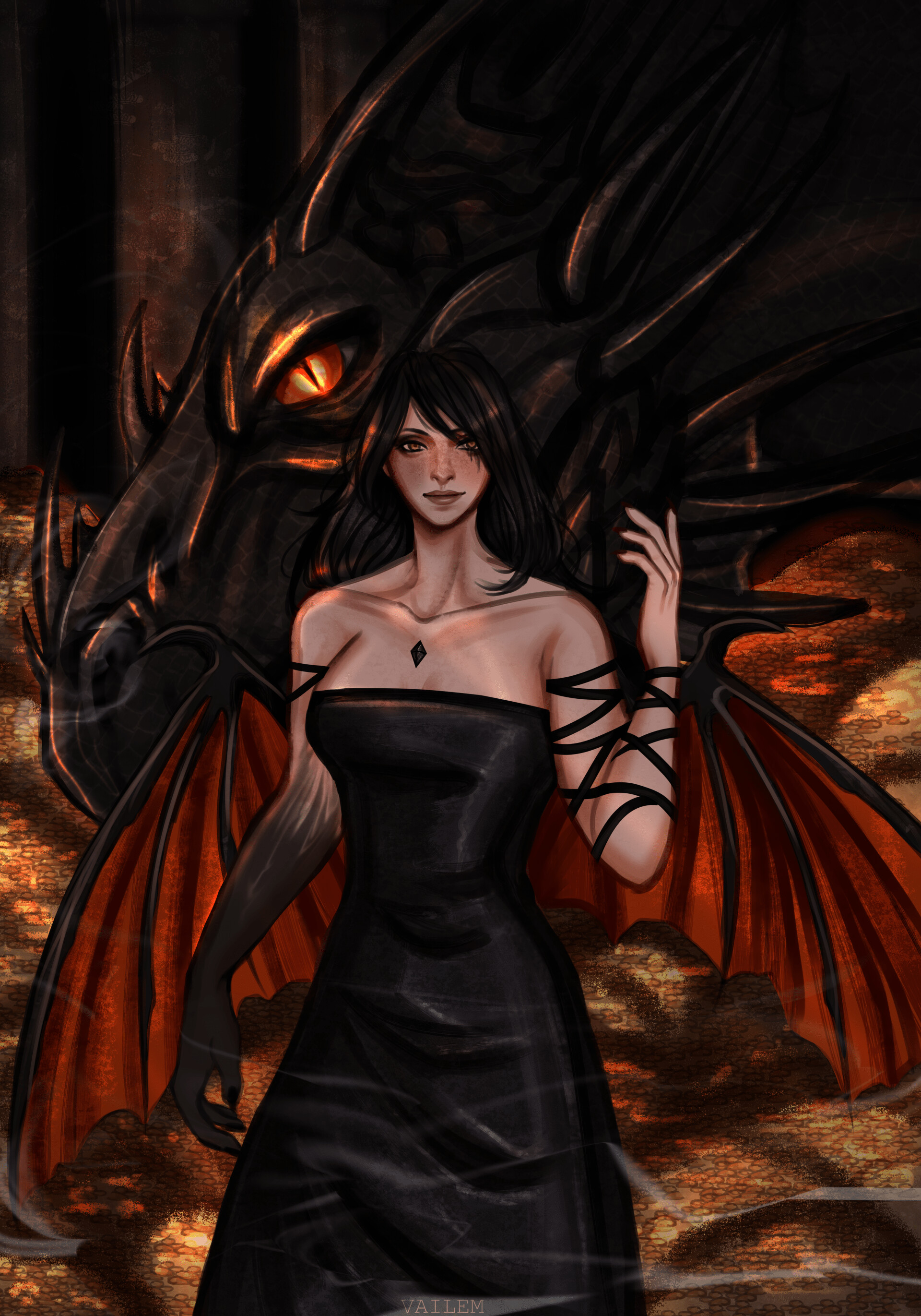 ArtStation - Dragon Queen | Comission