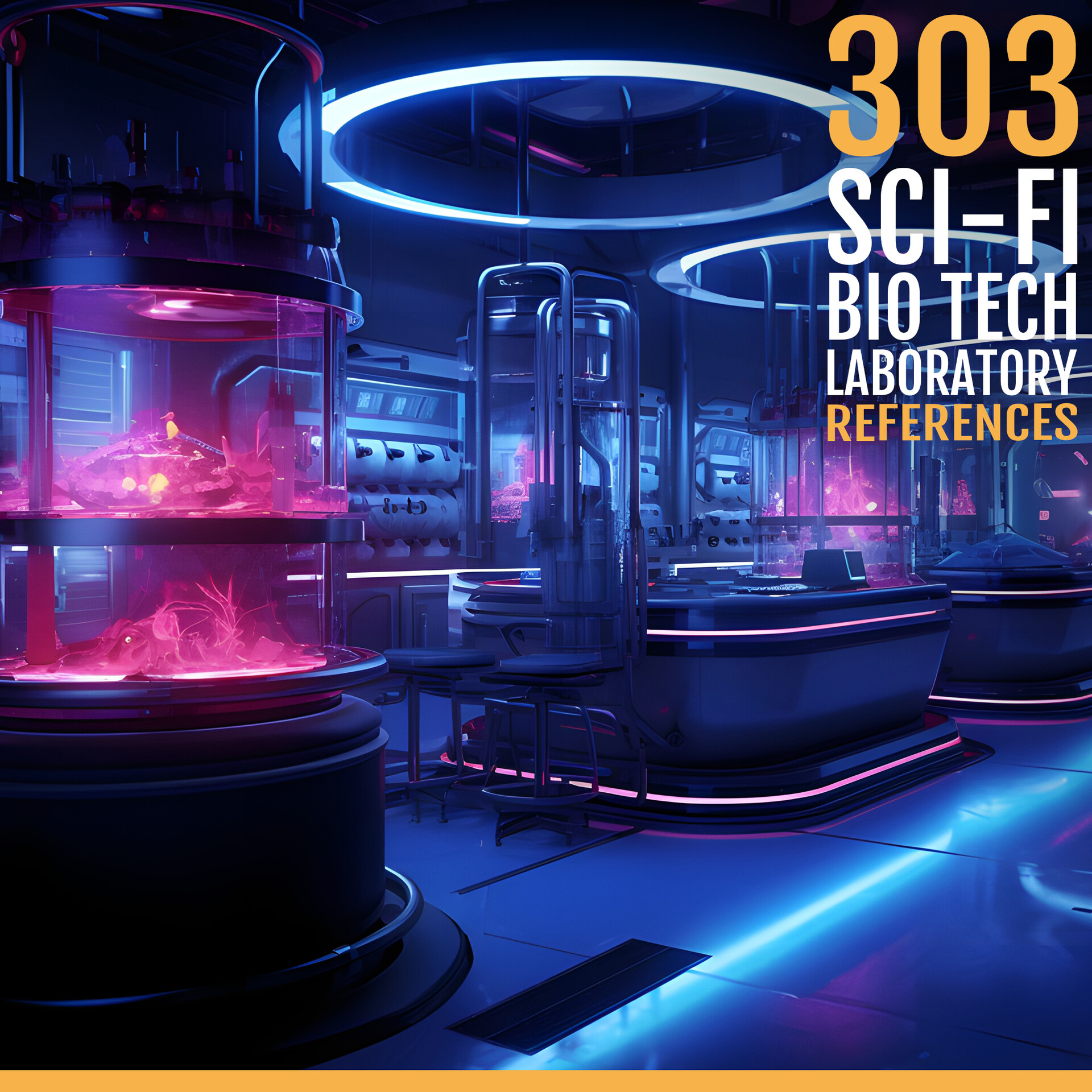 ArtStation - 303 Sci-fi Biotech Laboratory