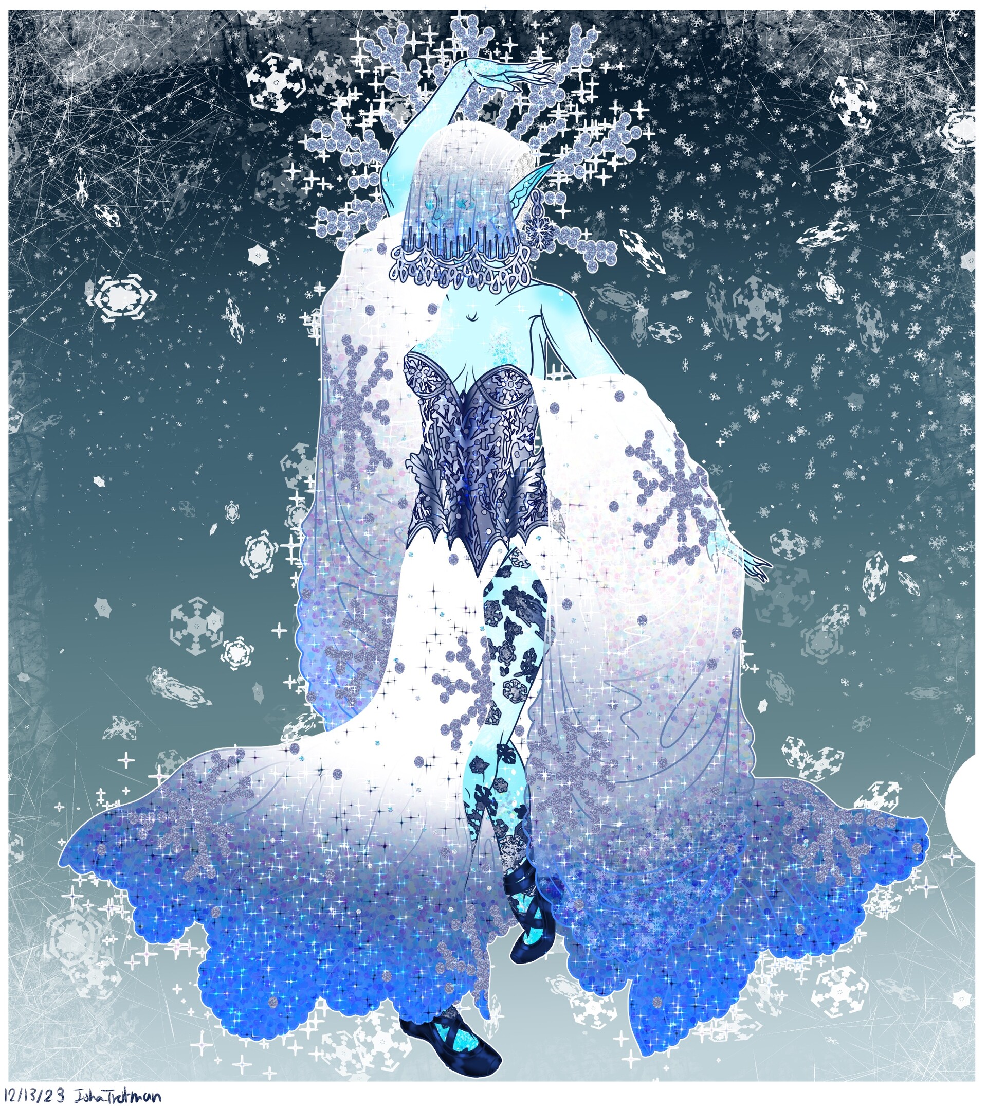 ArtStation - Snow fairy