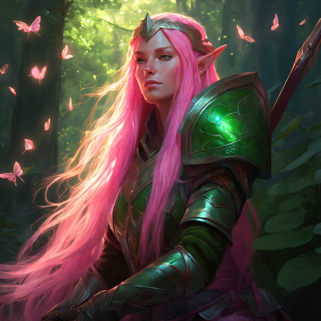 ArtStation - Elven warrior