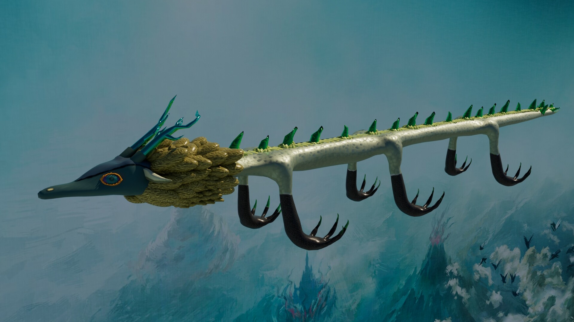 ArtStation - Light Dragon from Zelda TotK