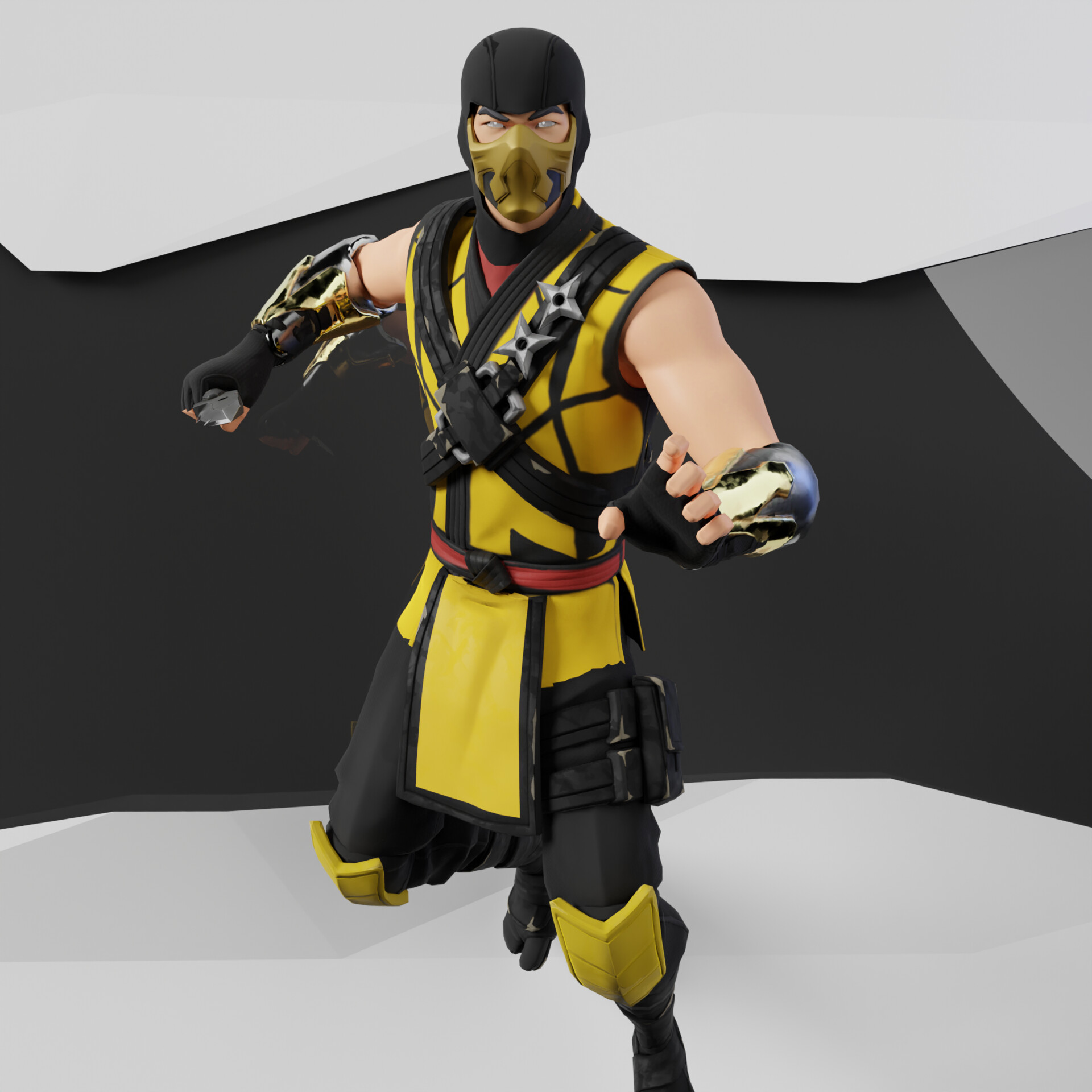 ArtStation - Scorpion Rebirth - Fortnite Skin Concept