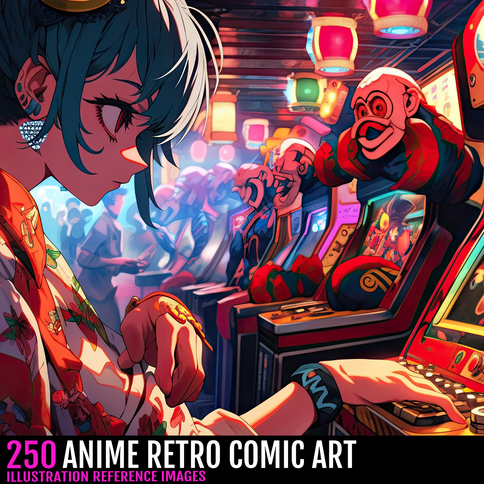 ArtStation - 250 ANIME RETRO COMIC ART / 4K