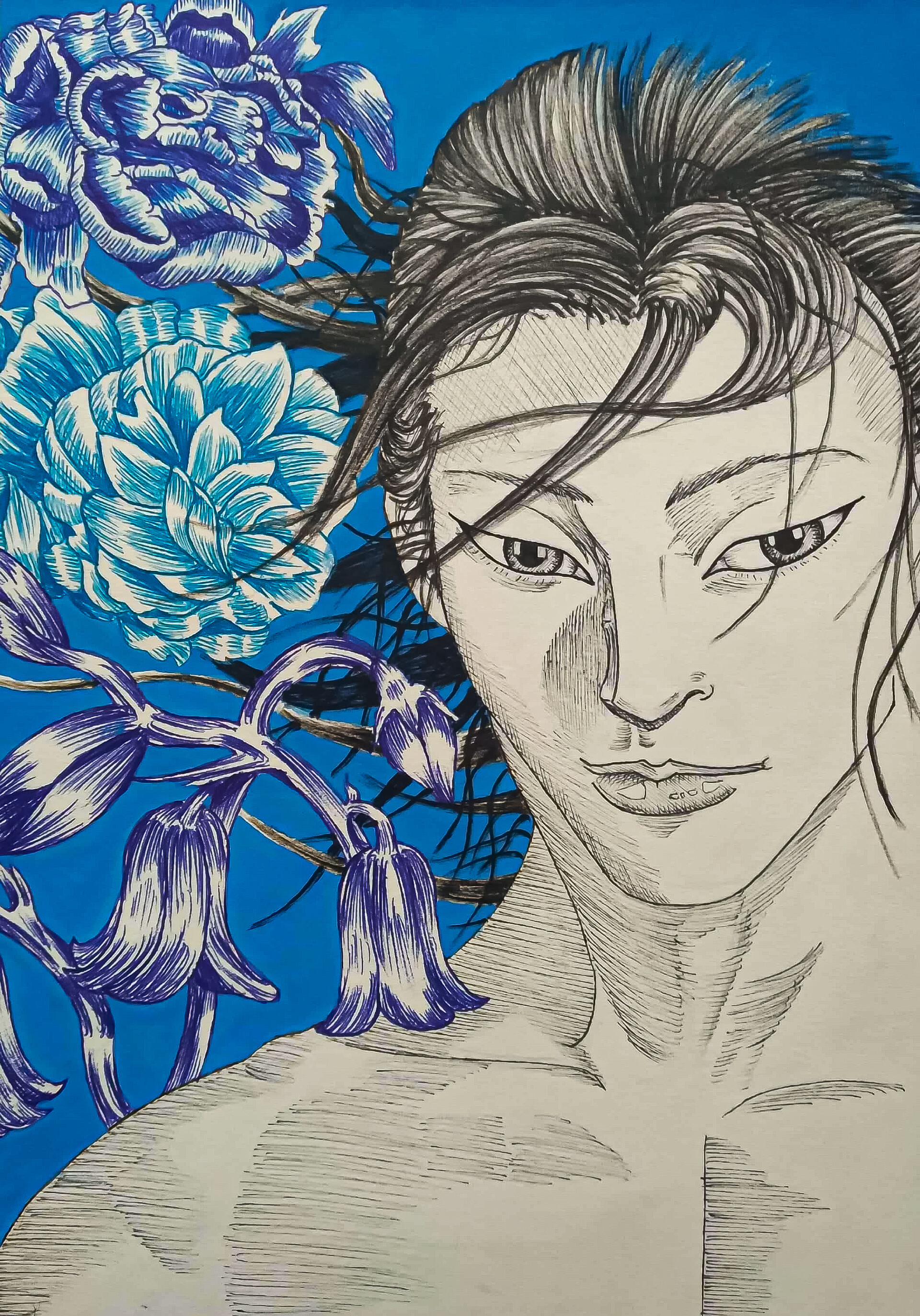 ArtStation - Composition number 1: The samurai trapped inside himself