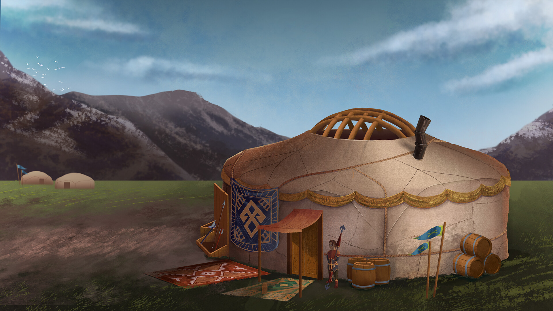 ArtStation - Kantash Khan's Yurt