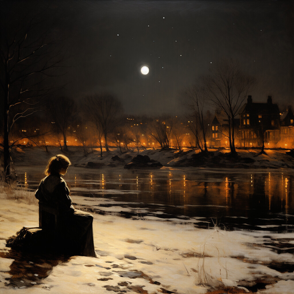 ArtStation - Lonely Winter Nights