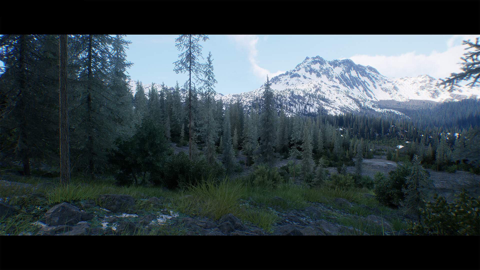 ArtStation - UE5 Snowy Peaks Landscape