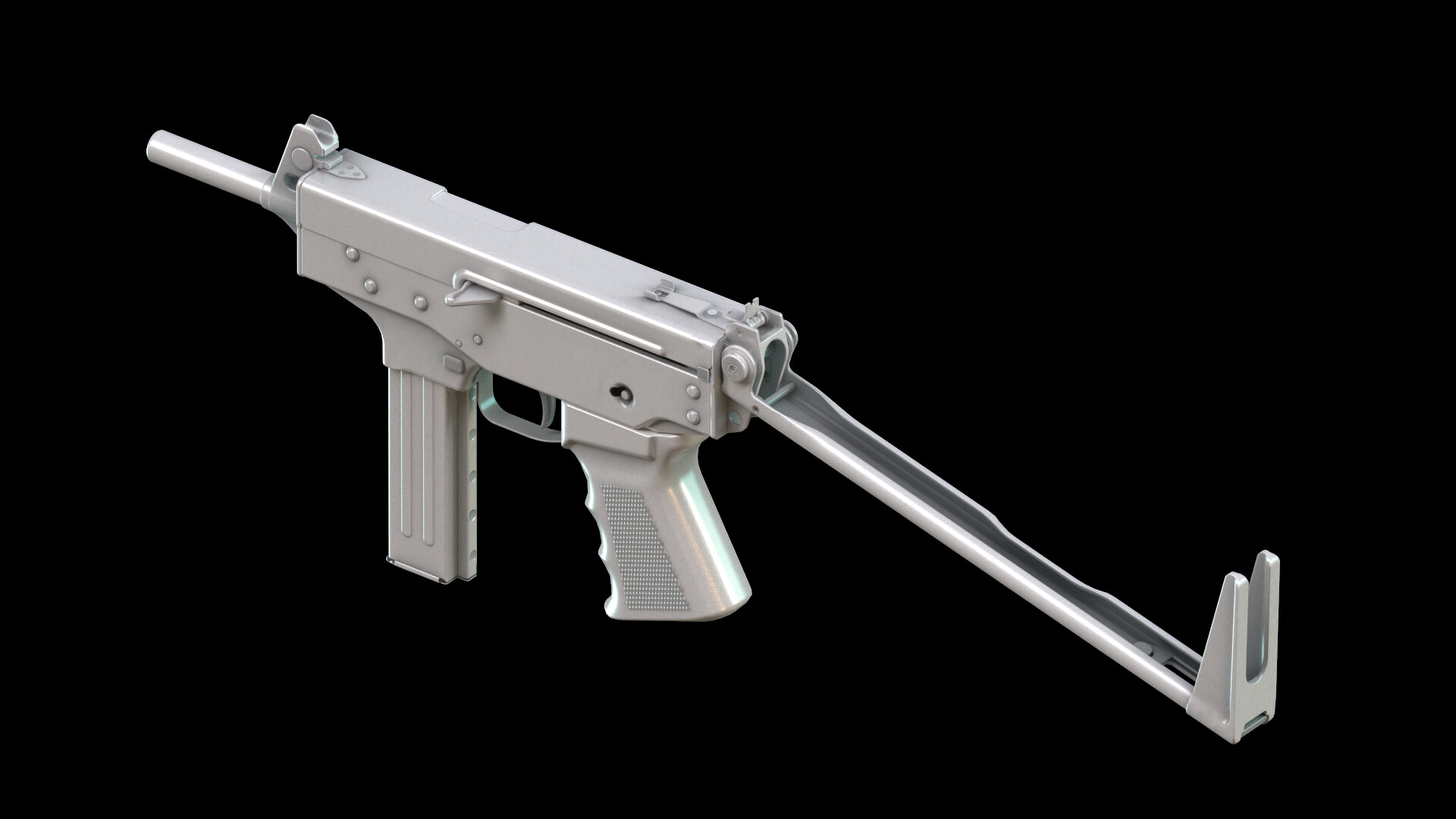 ArtStation - PP91 "KEDR" SMG WIP