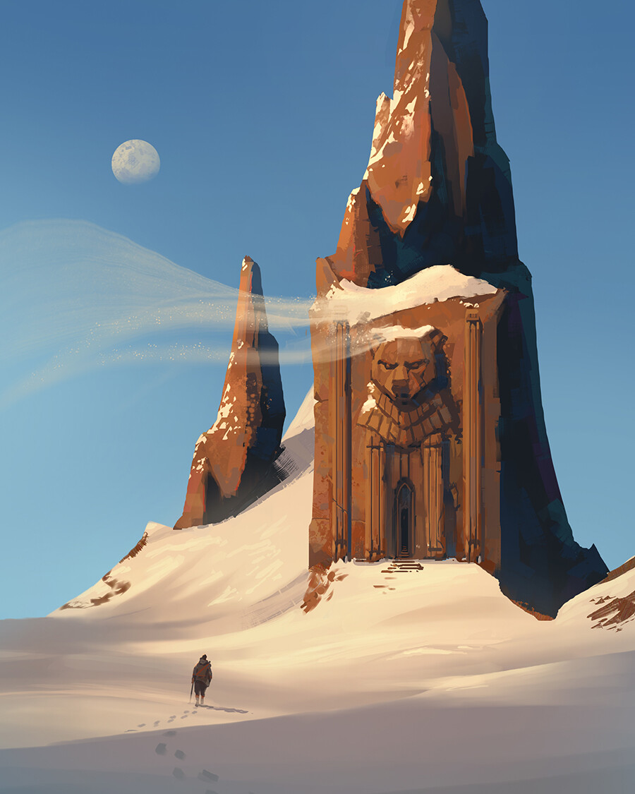 ArtStation - Snowy Temple