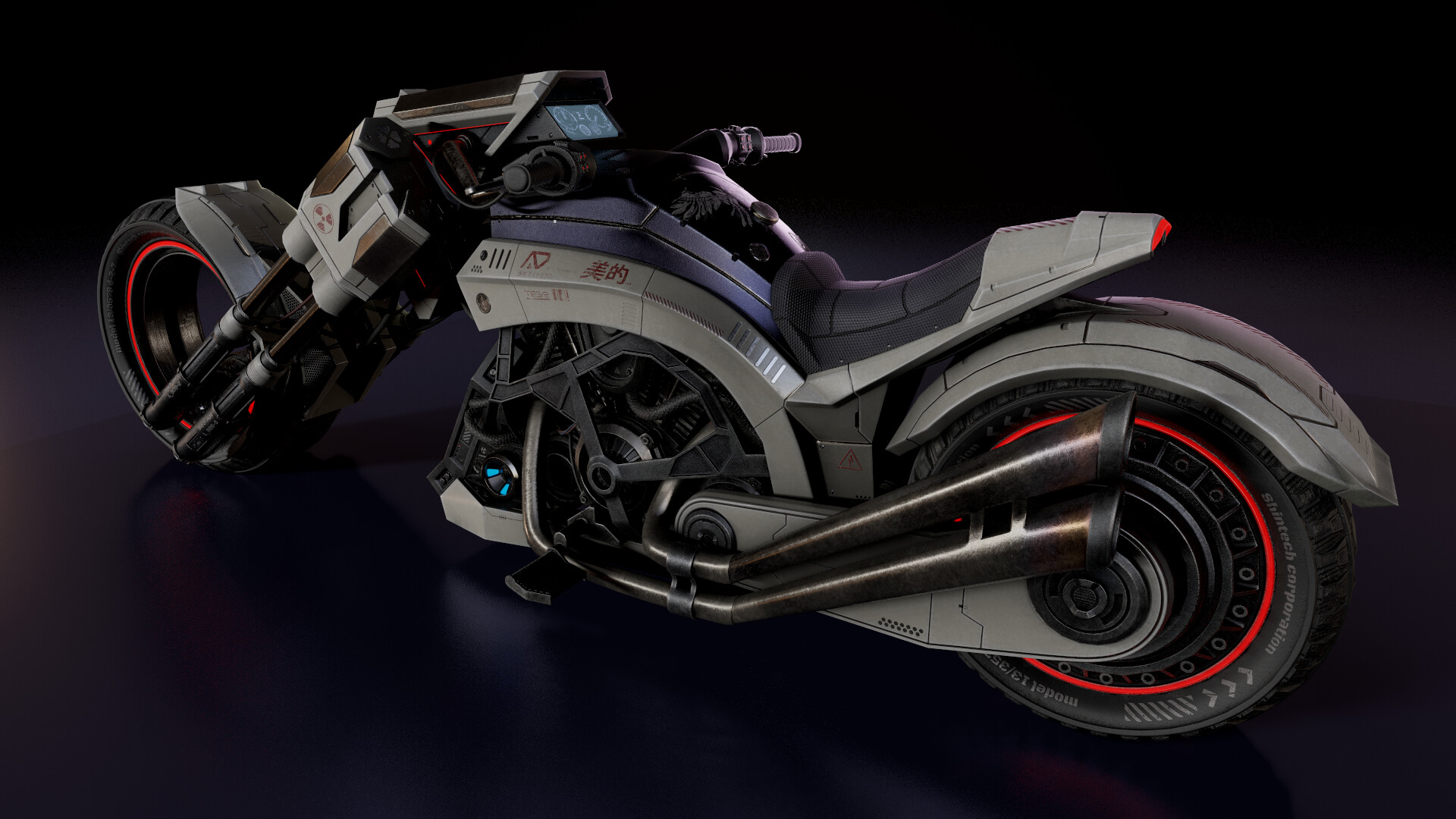 ArtStation - Cyberpunk moto