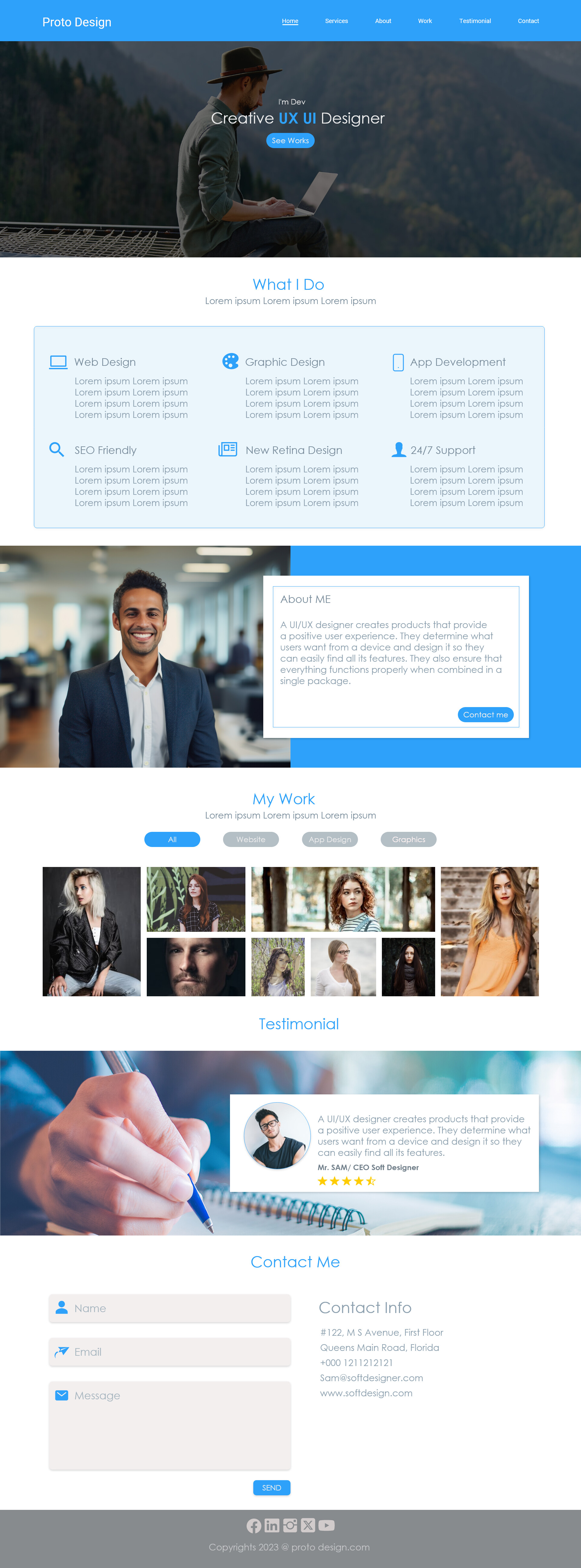 ArtStation - Web Site UI UX