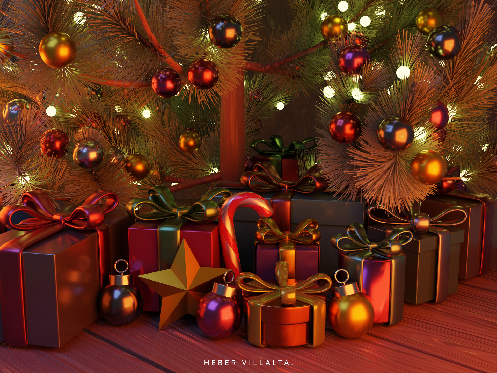 ArtStation - Christmas Scene