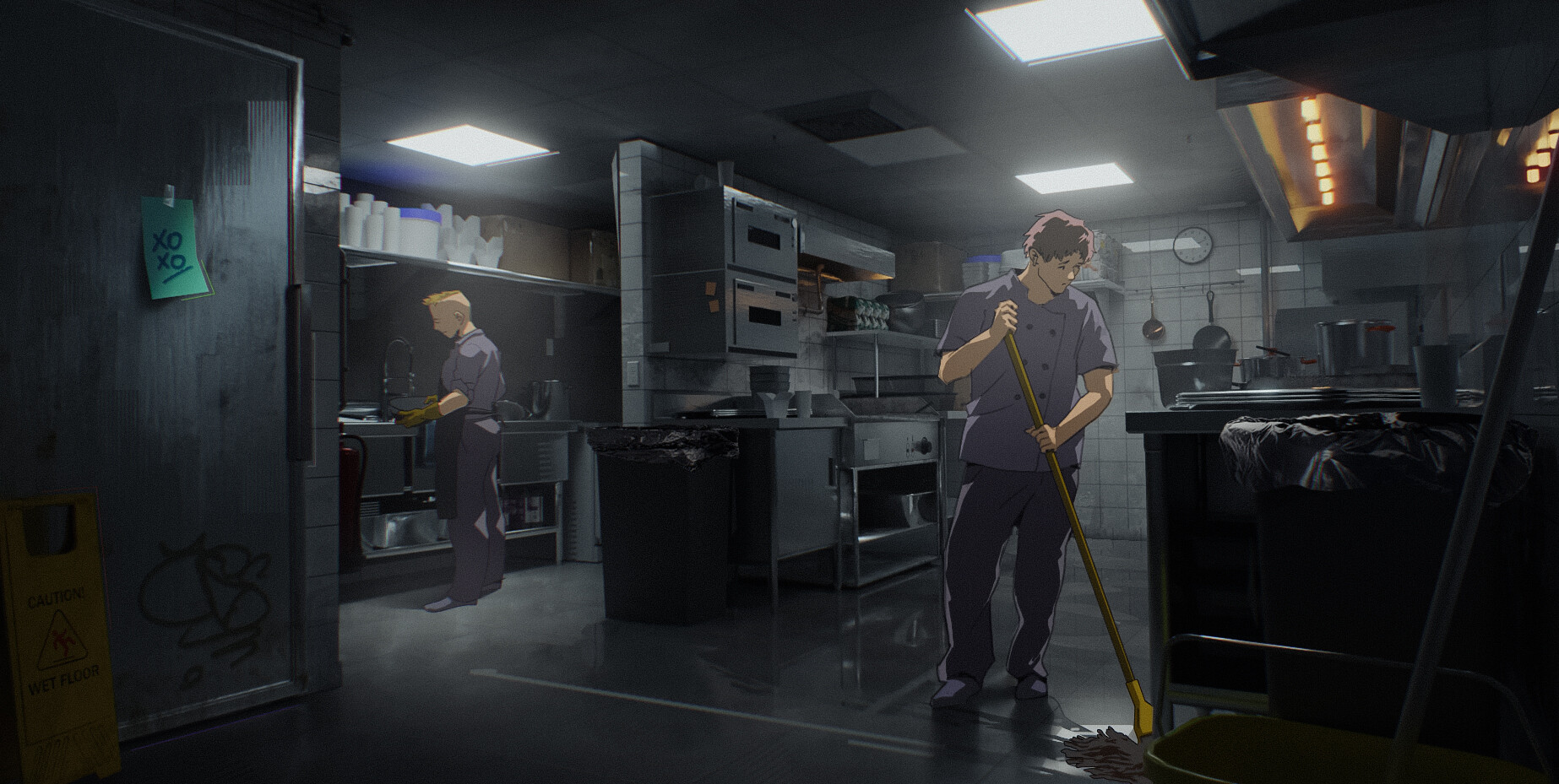 ArtStation - End of the night shift