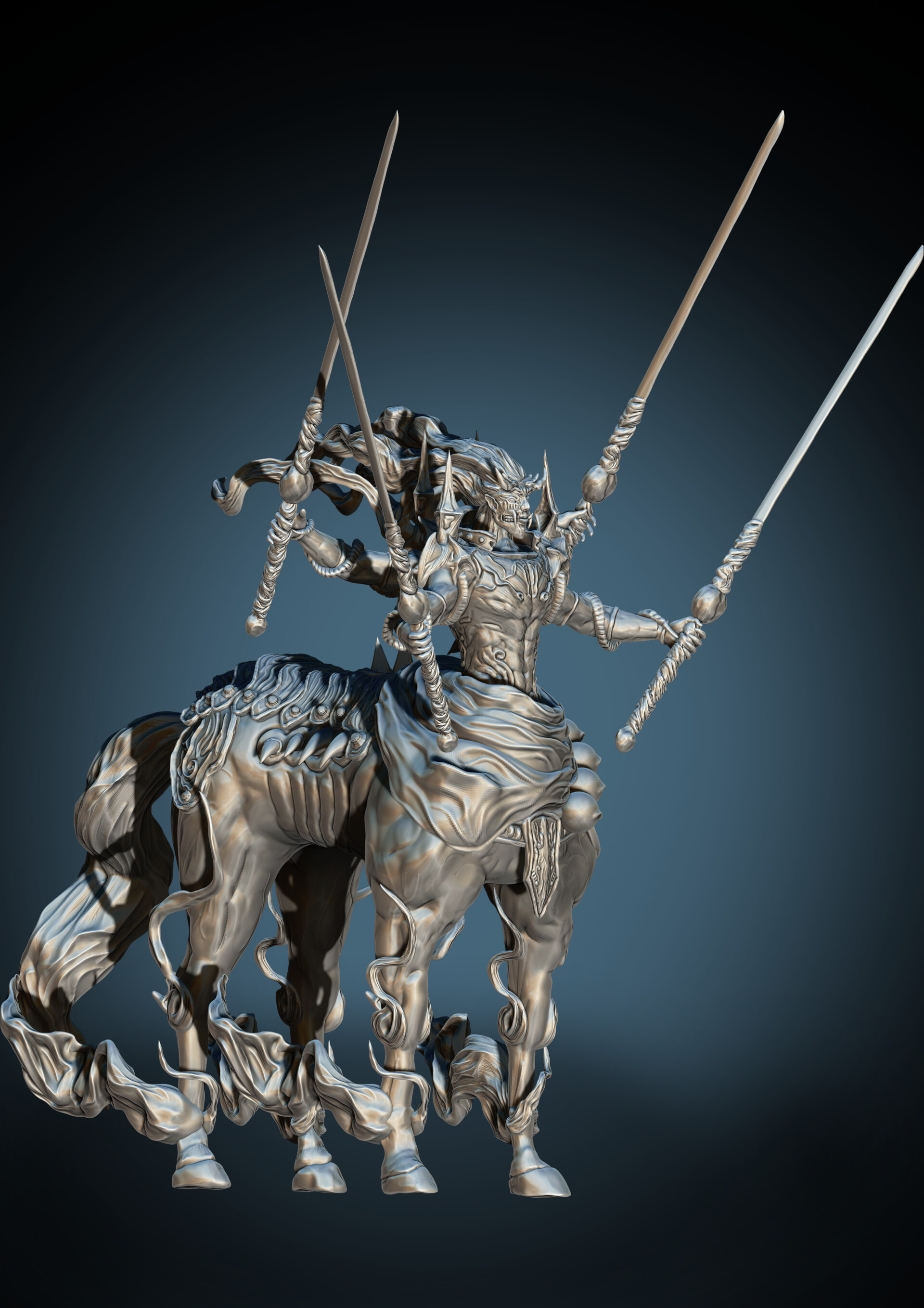 ArtStation - FGO Xiang Yu Zbrush Sculpting