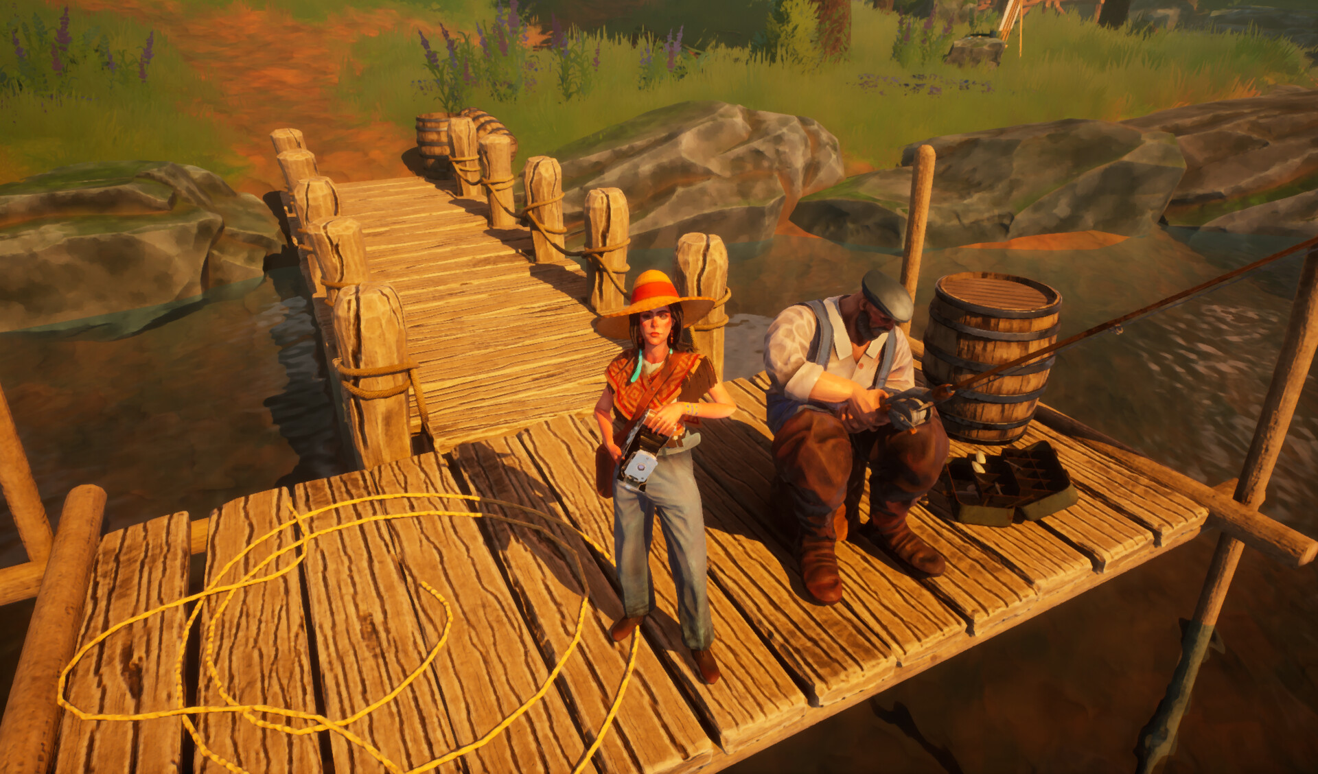 ArtStation - Asset kit small dock