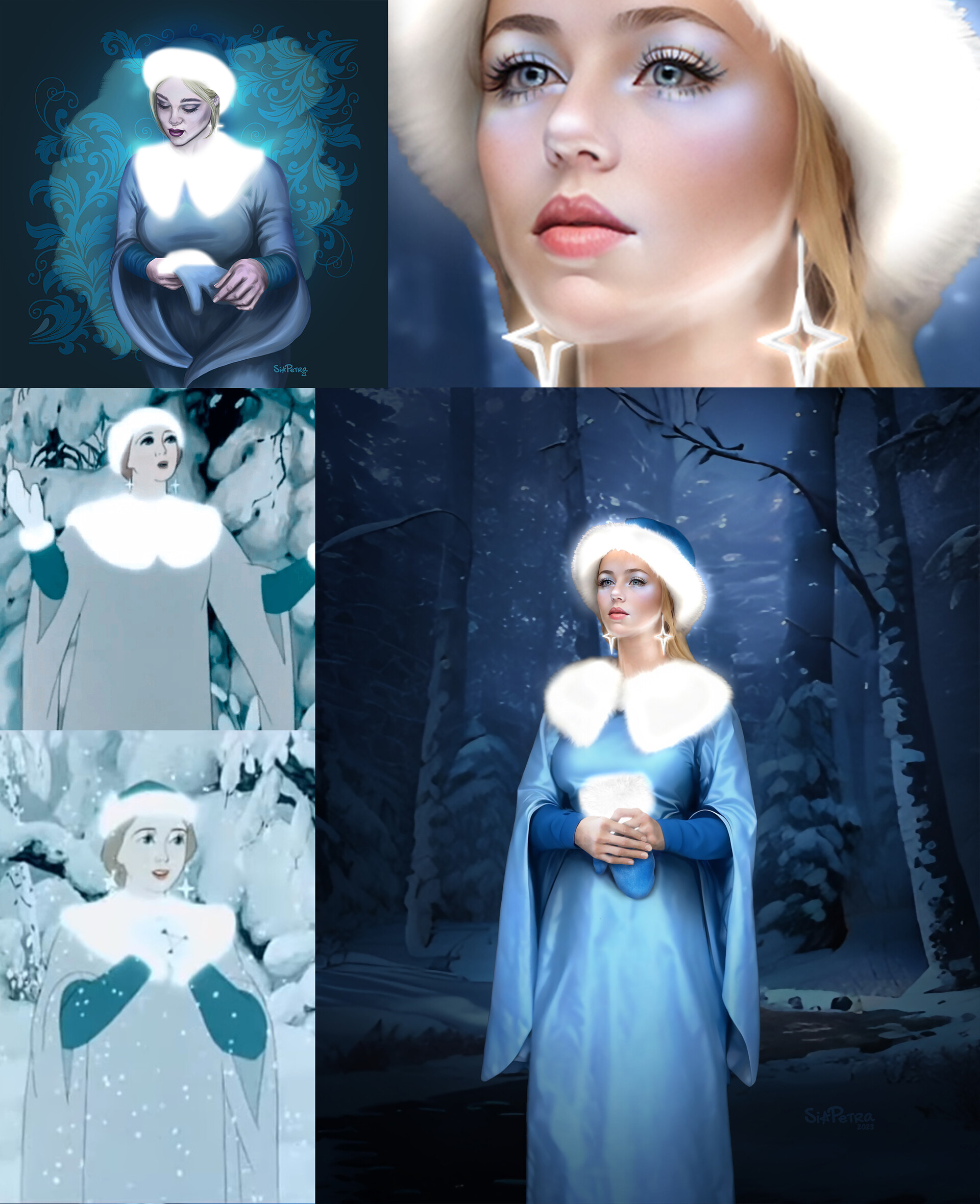 siapetra - Snow Maiden from a Soviet cartoon Снегурочка из советского ...