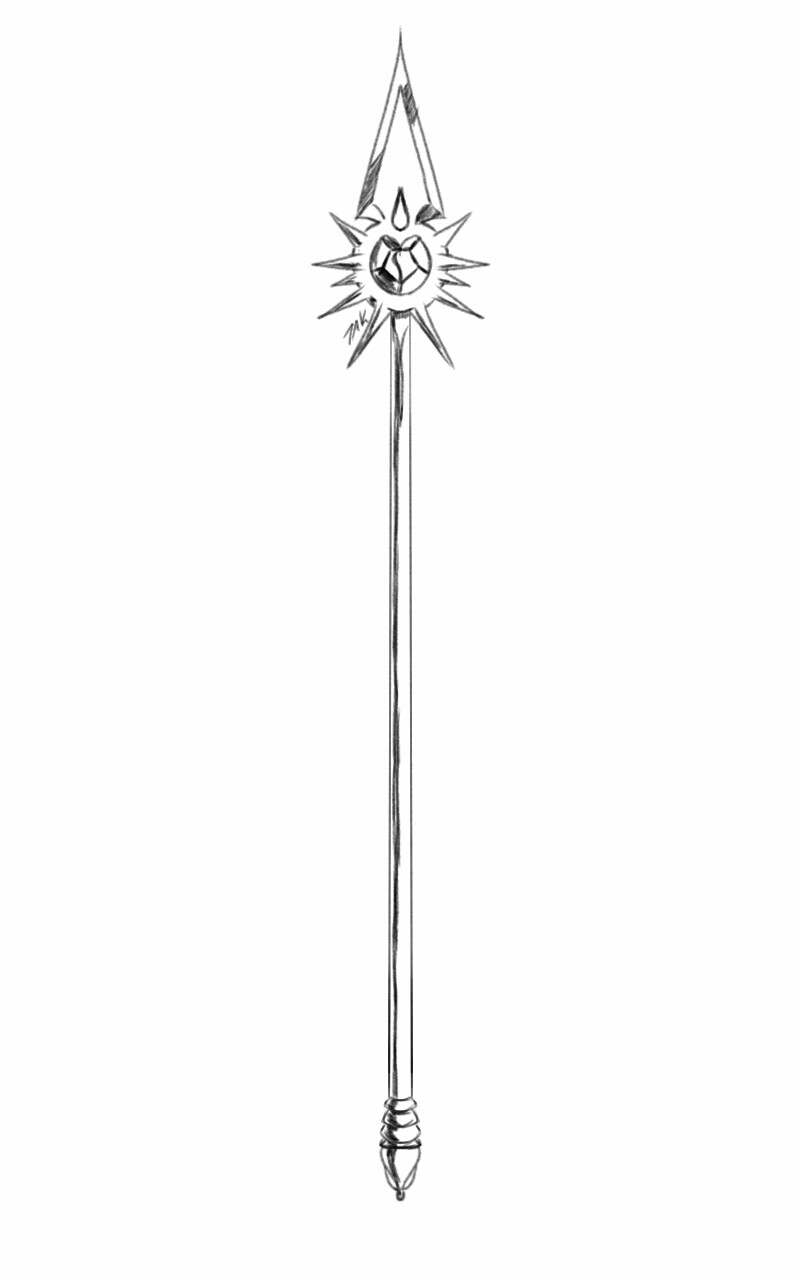 ArtStation - Daily Sketch: Ceremonial Spear