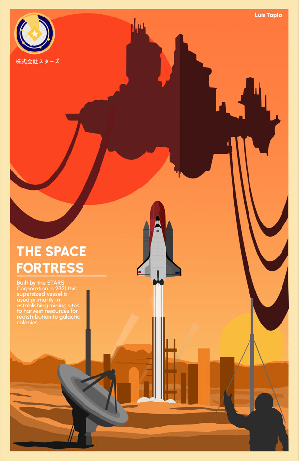 ArtStation - The Space Fortress