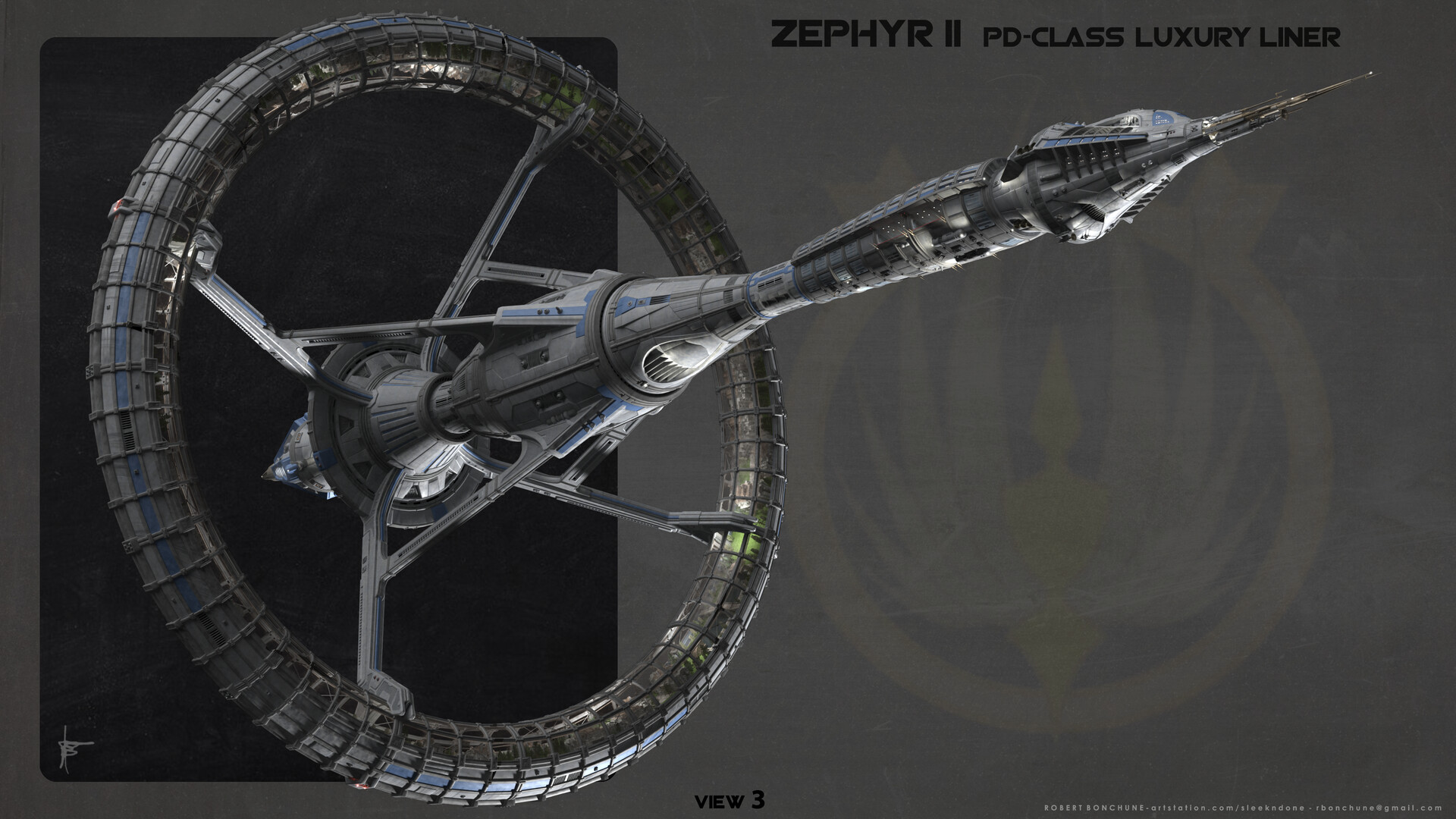 Robert Bonchune - Zephyr II - Various views - BSG