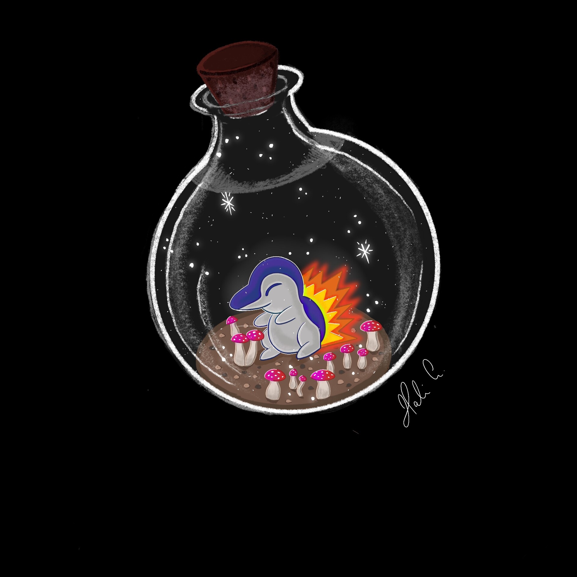 ArtStation - Critters and Pokémon in Jars