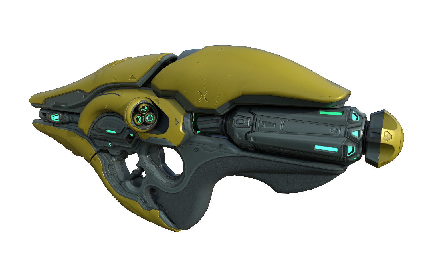 ArtStation - Halo Canon Gespu-pattern fuel rod gun