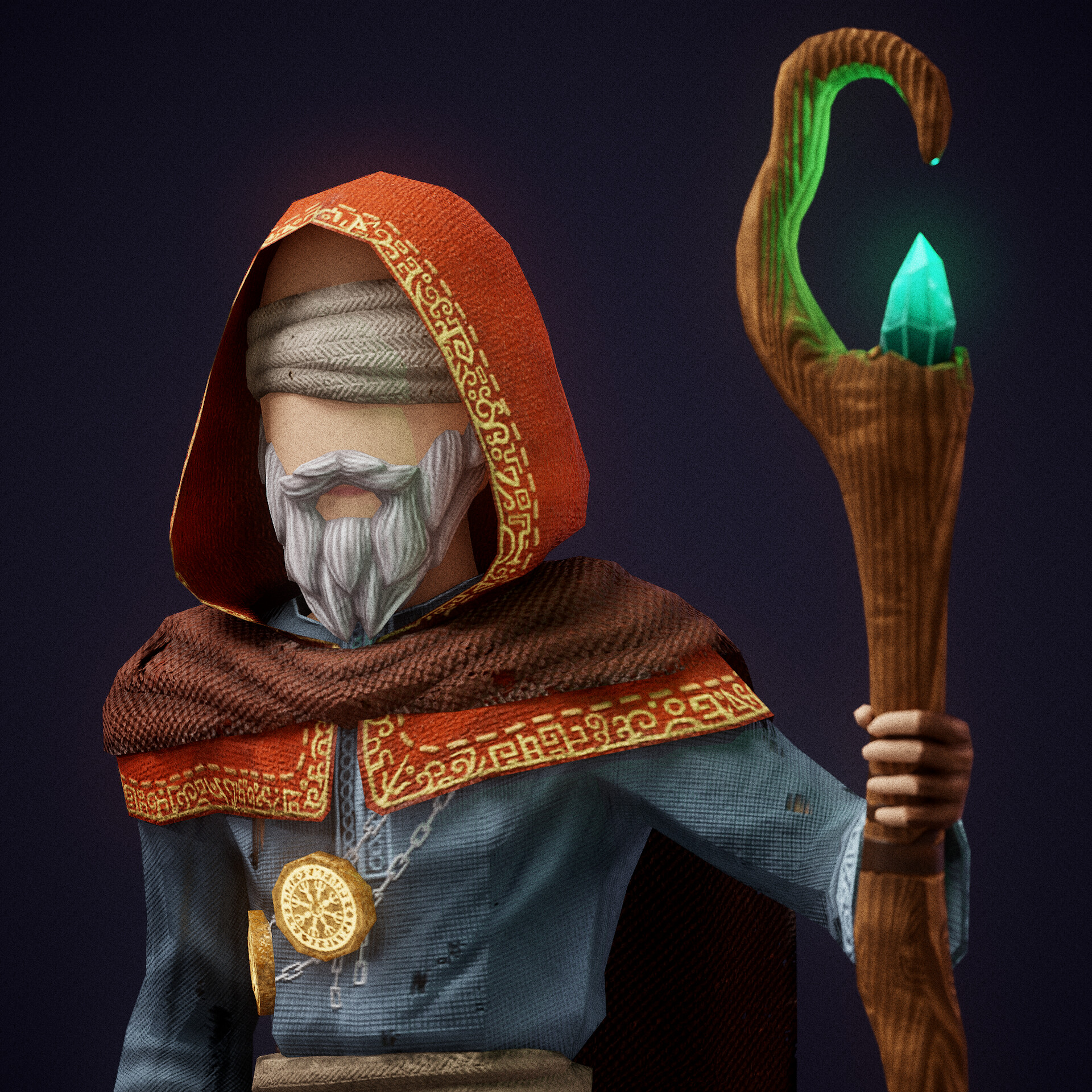 ArtStation - Wizard Style LowPloy