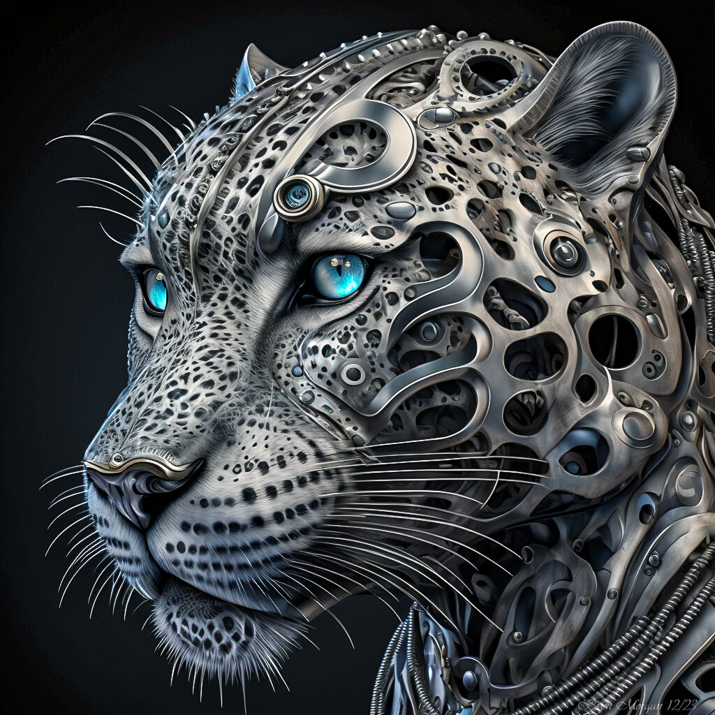 ArtStation - Leopard Biomechanica