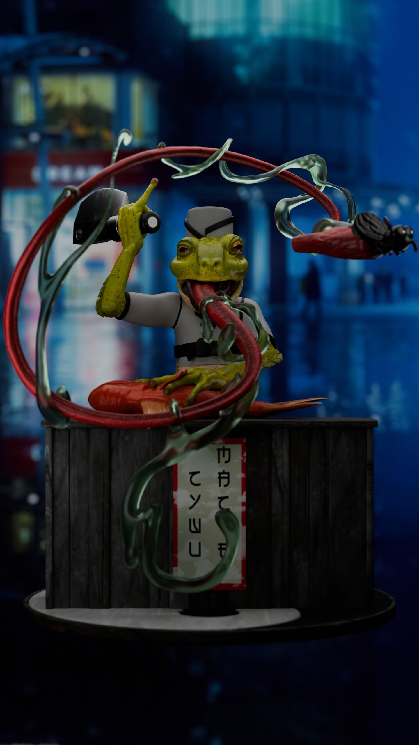 ArtStation - Frog Sushi Master