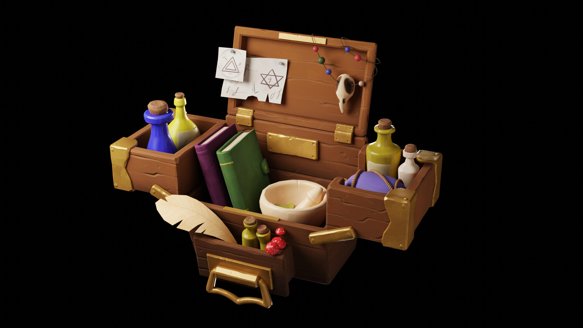 Daria Borovleva - Stylized Alchemy Chest