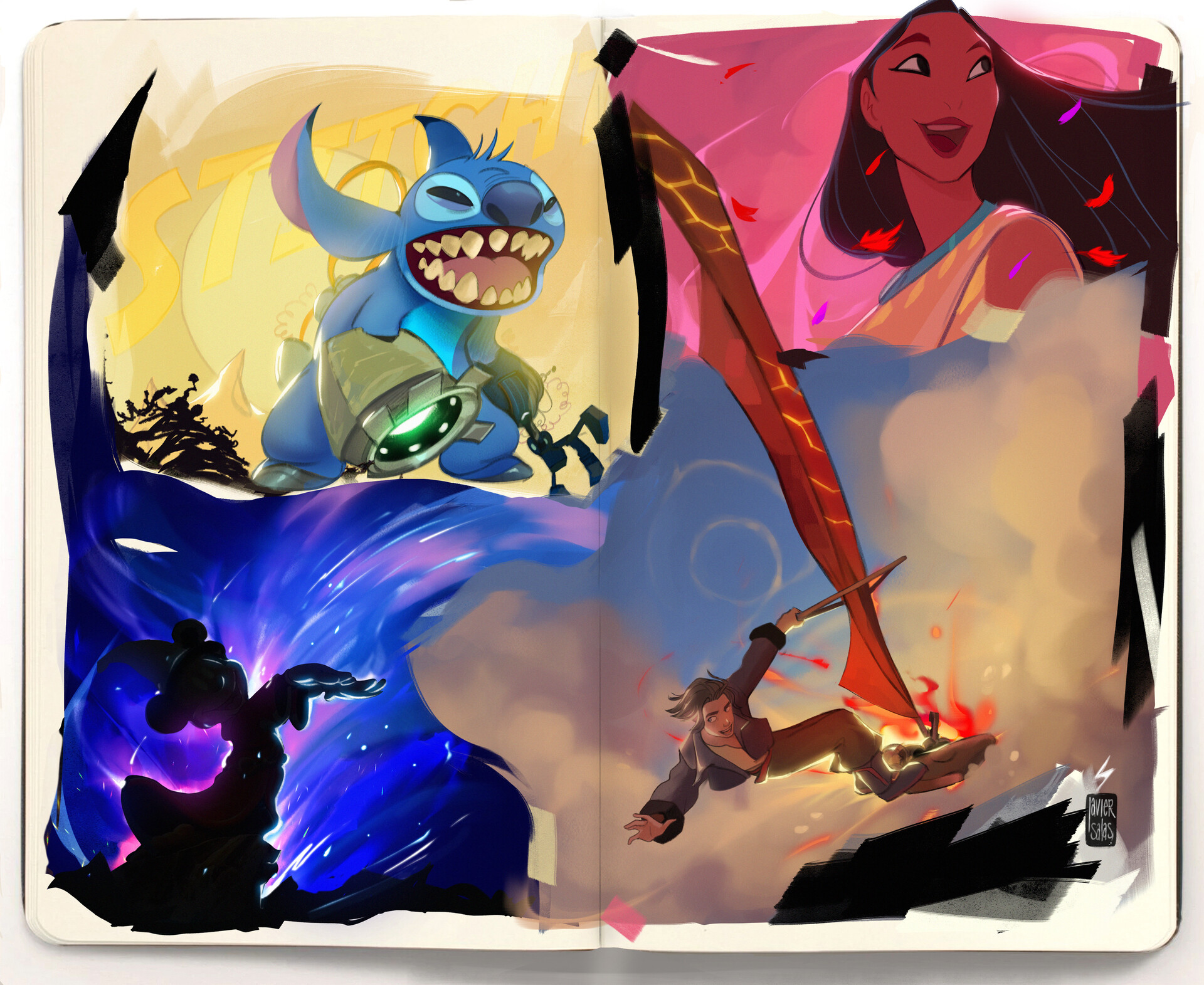 ArtStation - Disney doodles 🥰