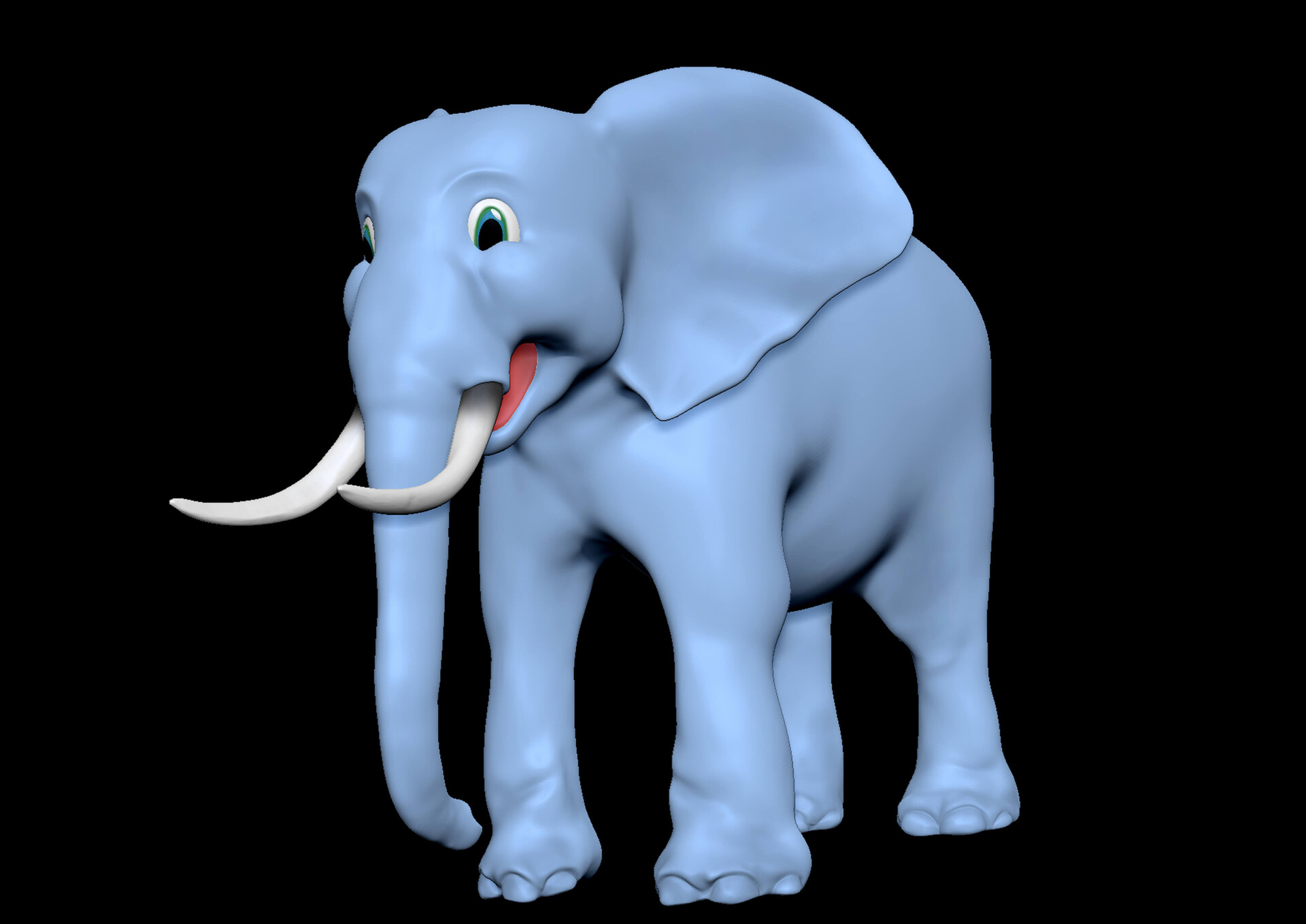 ArtStation - elephant-toon-model