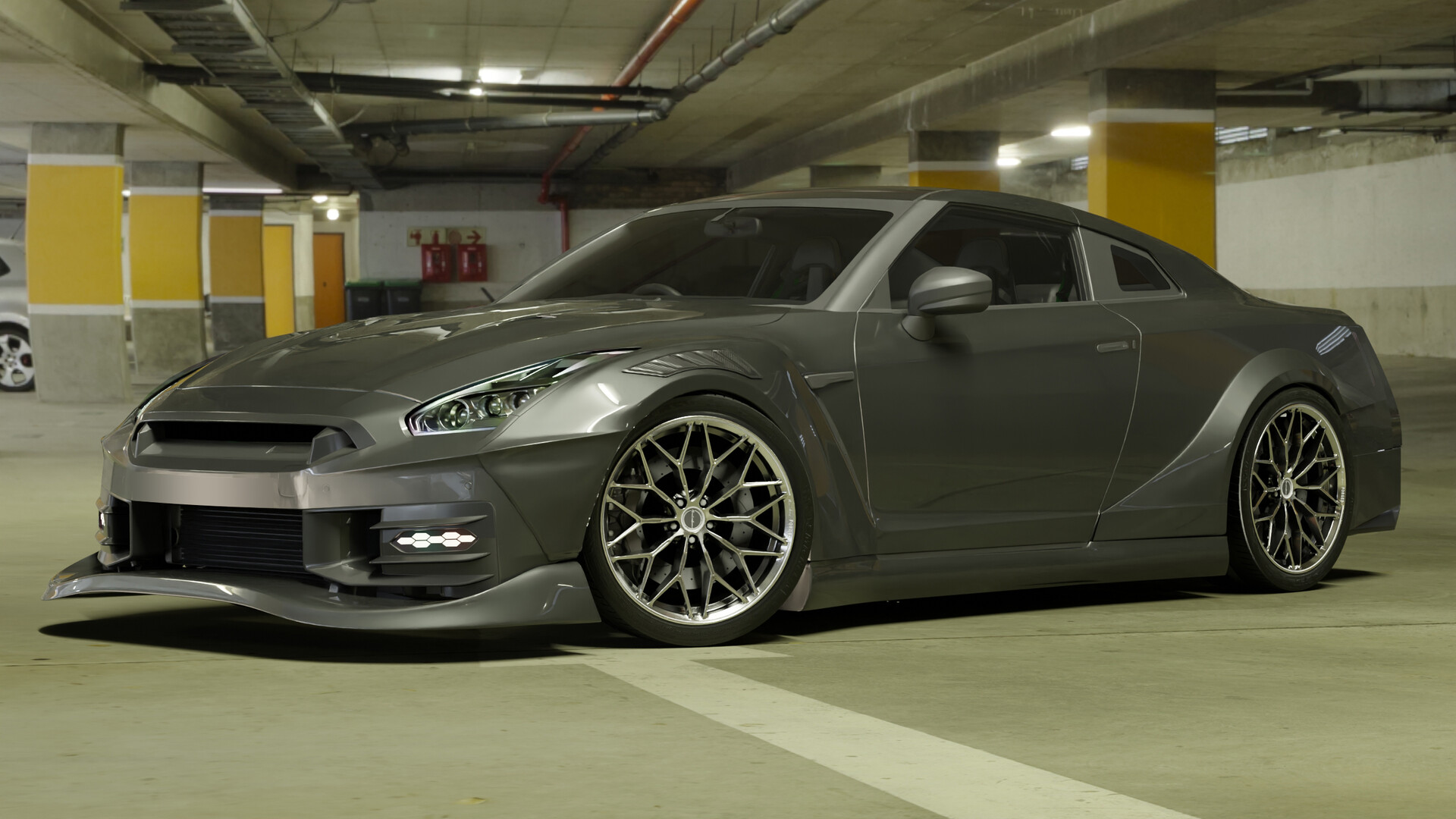 ArtStation - 2024 Nissan GTR R35 Custom Bodykit