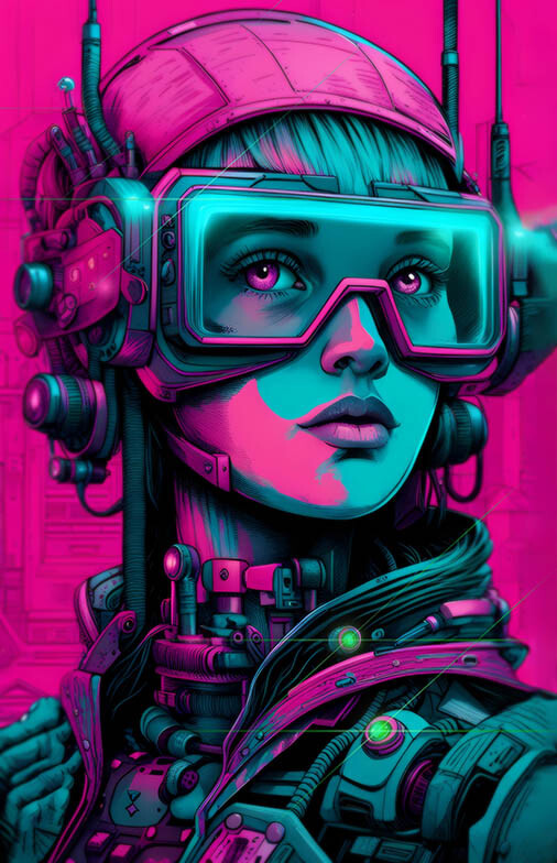 ArtStation - Cyber Girl