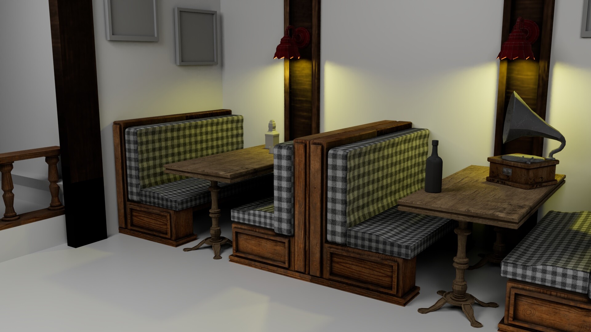 ArtStation - Design, modeling and texturing of a bar Scene2.