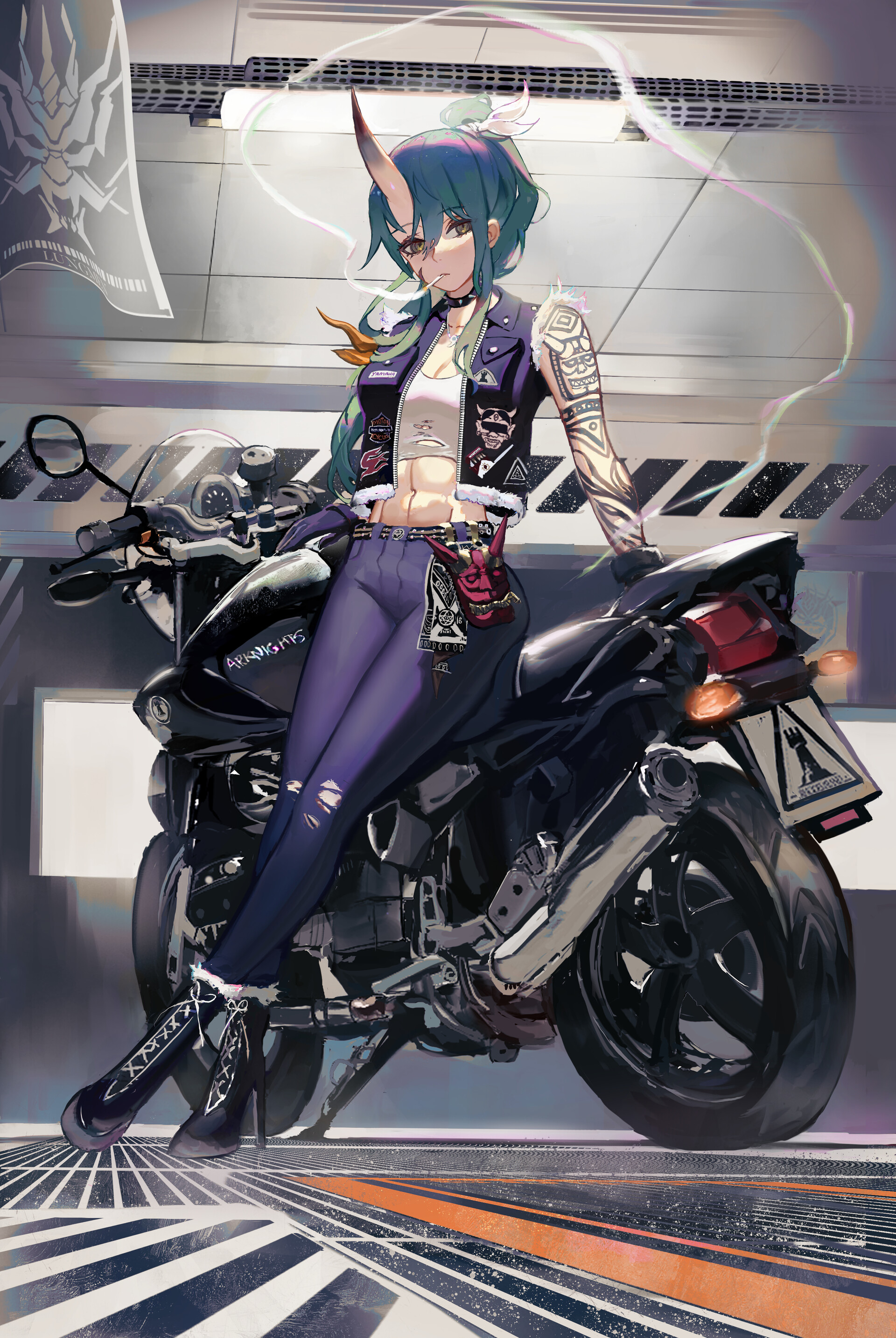 ArtStation - Biker Punk Hoshiguma