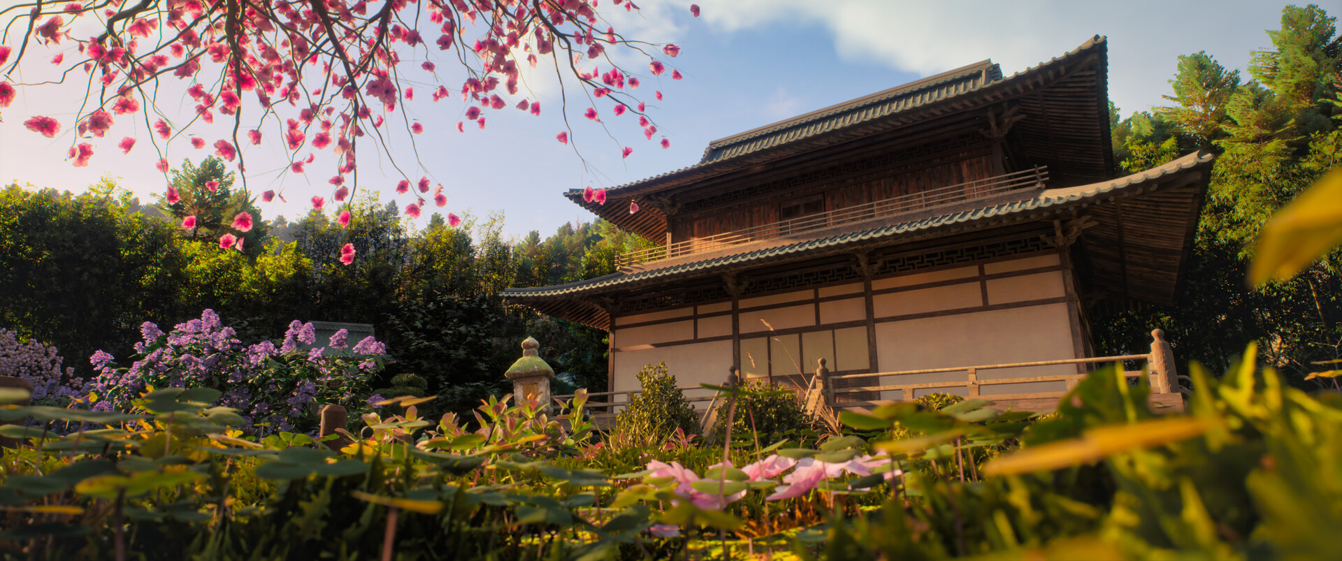 Retry School - Mysterious Japanese Garden: Unreal Engine 5