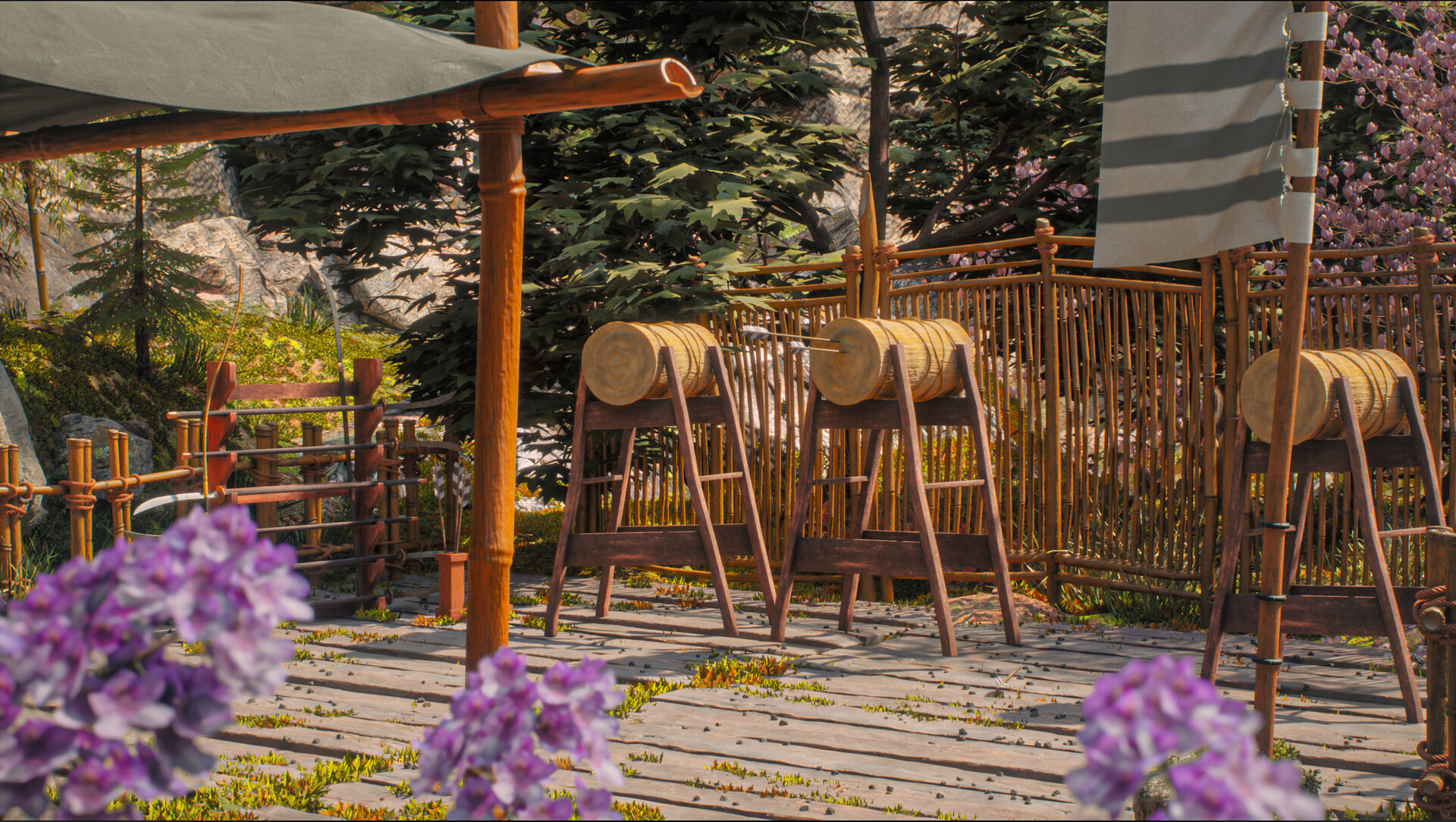 Retry School - Mysterious Japanese Garden: Unreal Engine 5