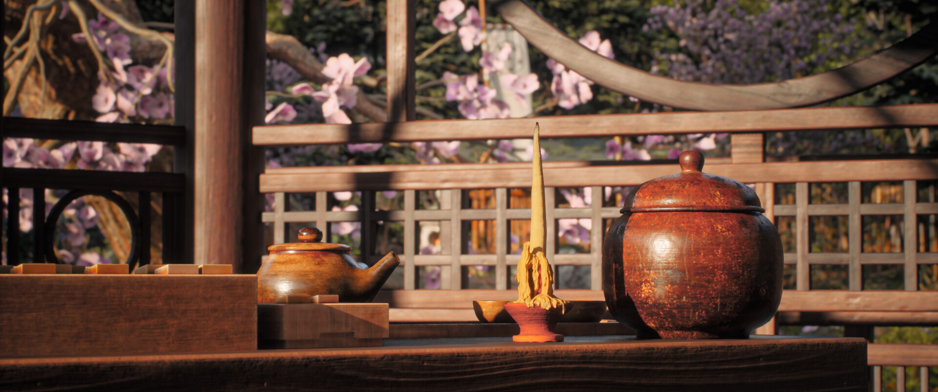 Retry School - Mysterious Japanese Garden: Unreal Engine 5