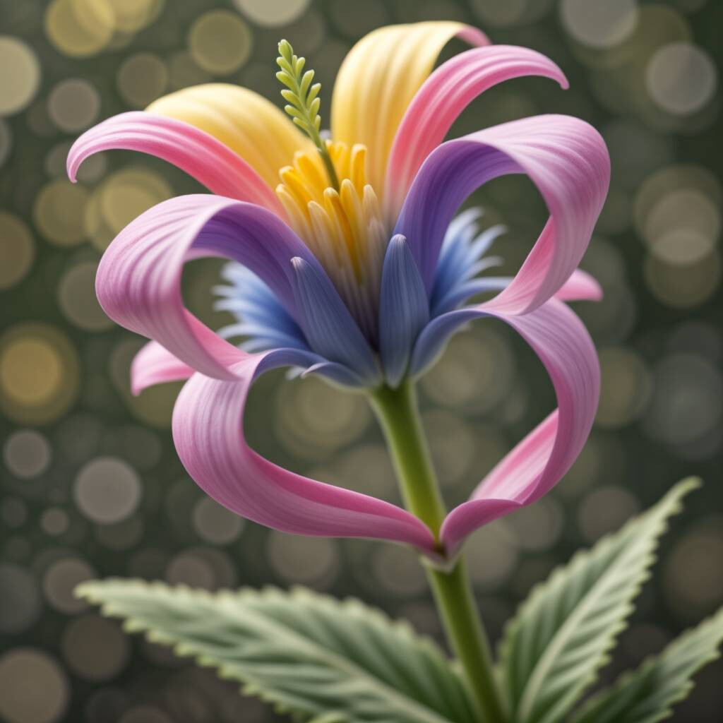 ArtStation - Rainbow Flowers